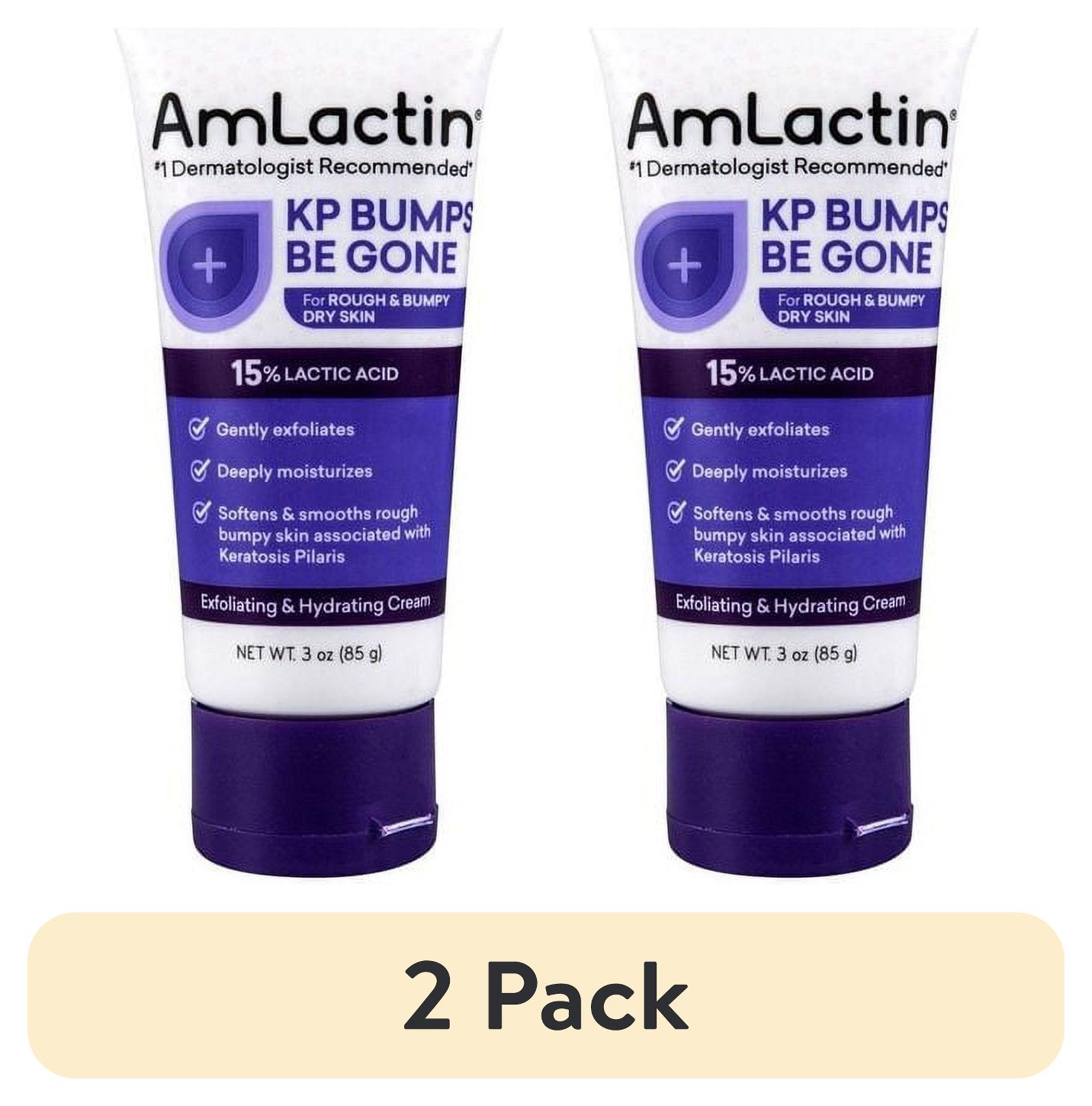 (2 pack) AmLactin Kp Bumps Be Gone 15% Lactic Acid Hydrating Cream ...