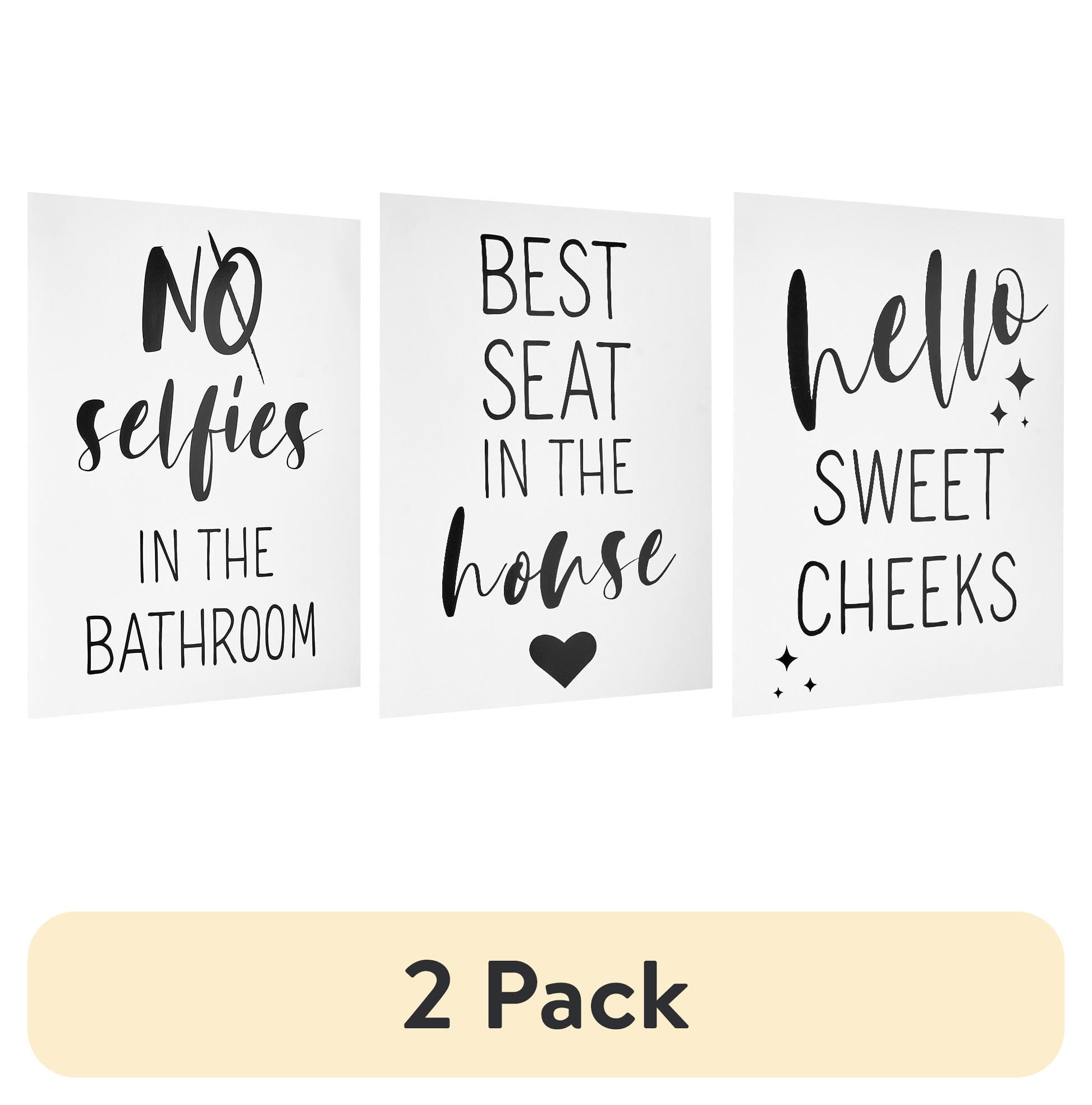 (2 pack) American Art Decor Bathroom 8" x 10" 3-Piece Print Set ...