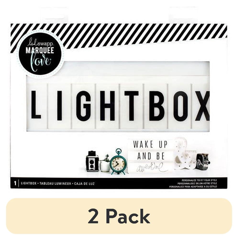 (2 pack) American Crafts Heidi Swapp Lightbox - Walmart.com