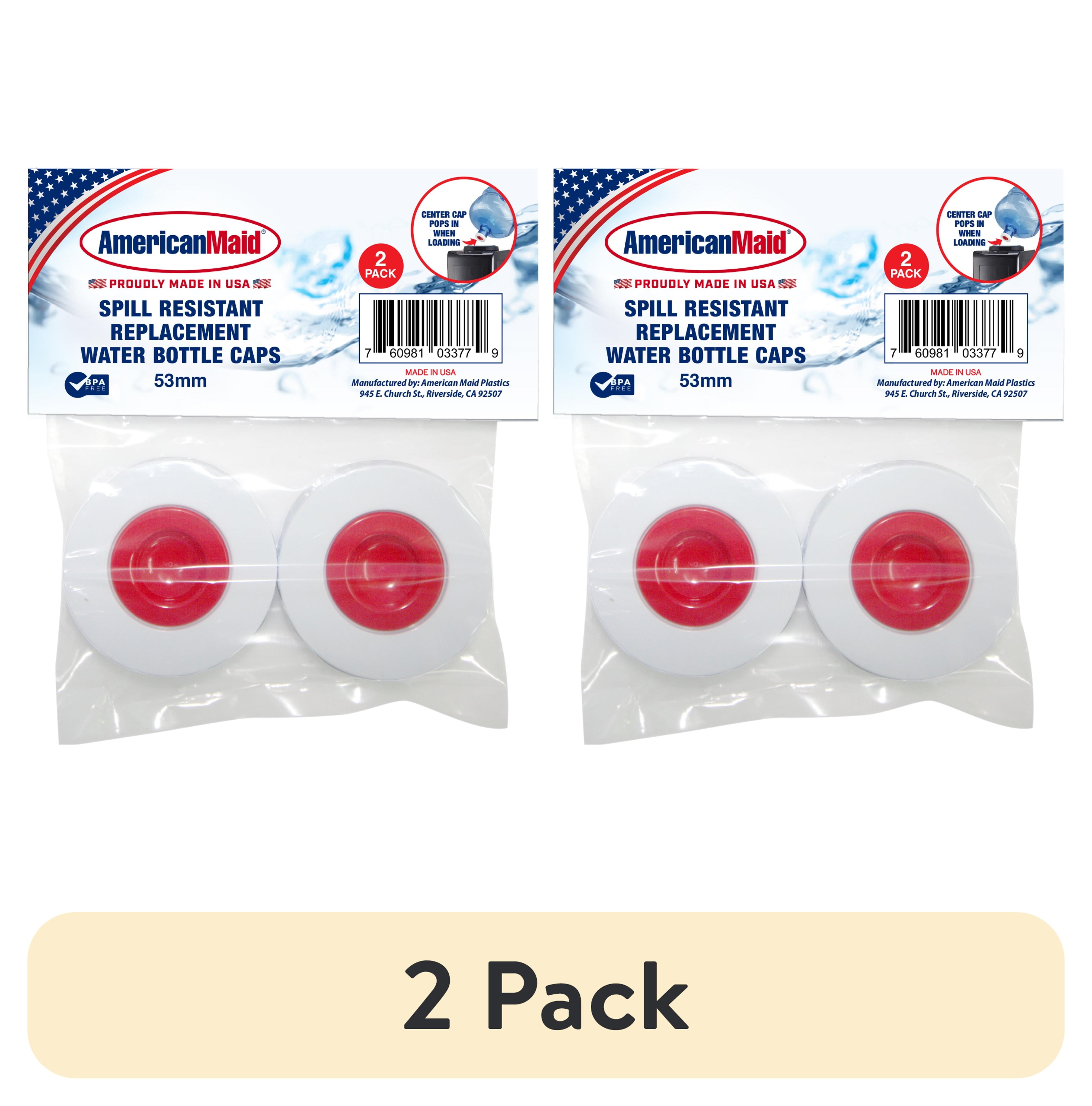(2 pack) American Maid Spill Proof Caps for 5 gal Water Jug 2ct Water ...