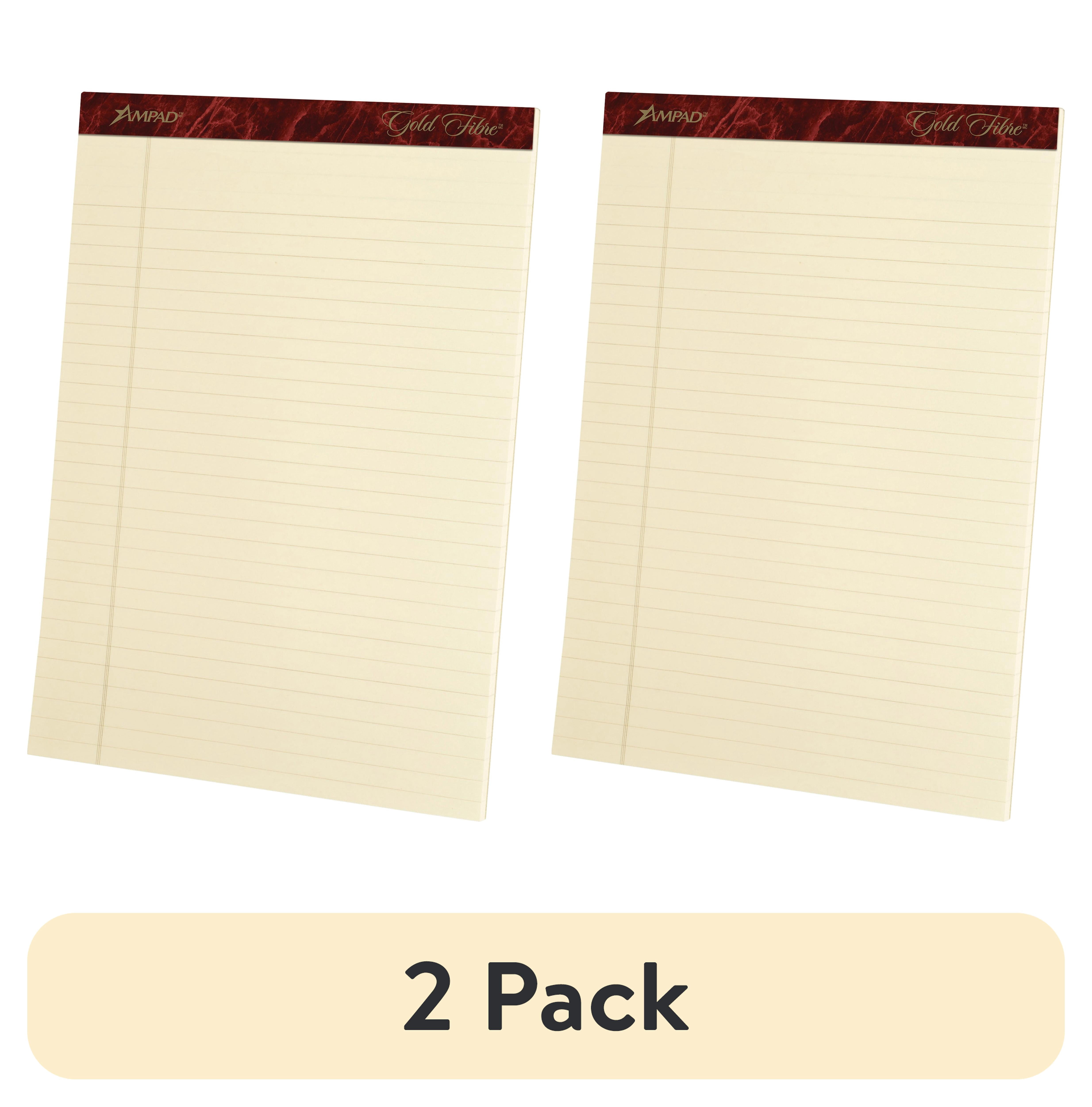 (2 pack) Ampad Gold Fibre Legal Rule Retro Writing Pads 50 Sheets ...