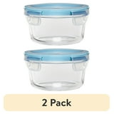 (2 pack) Anchor Hocking TrueLock Locking Lid Glass Food Storage ...