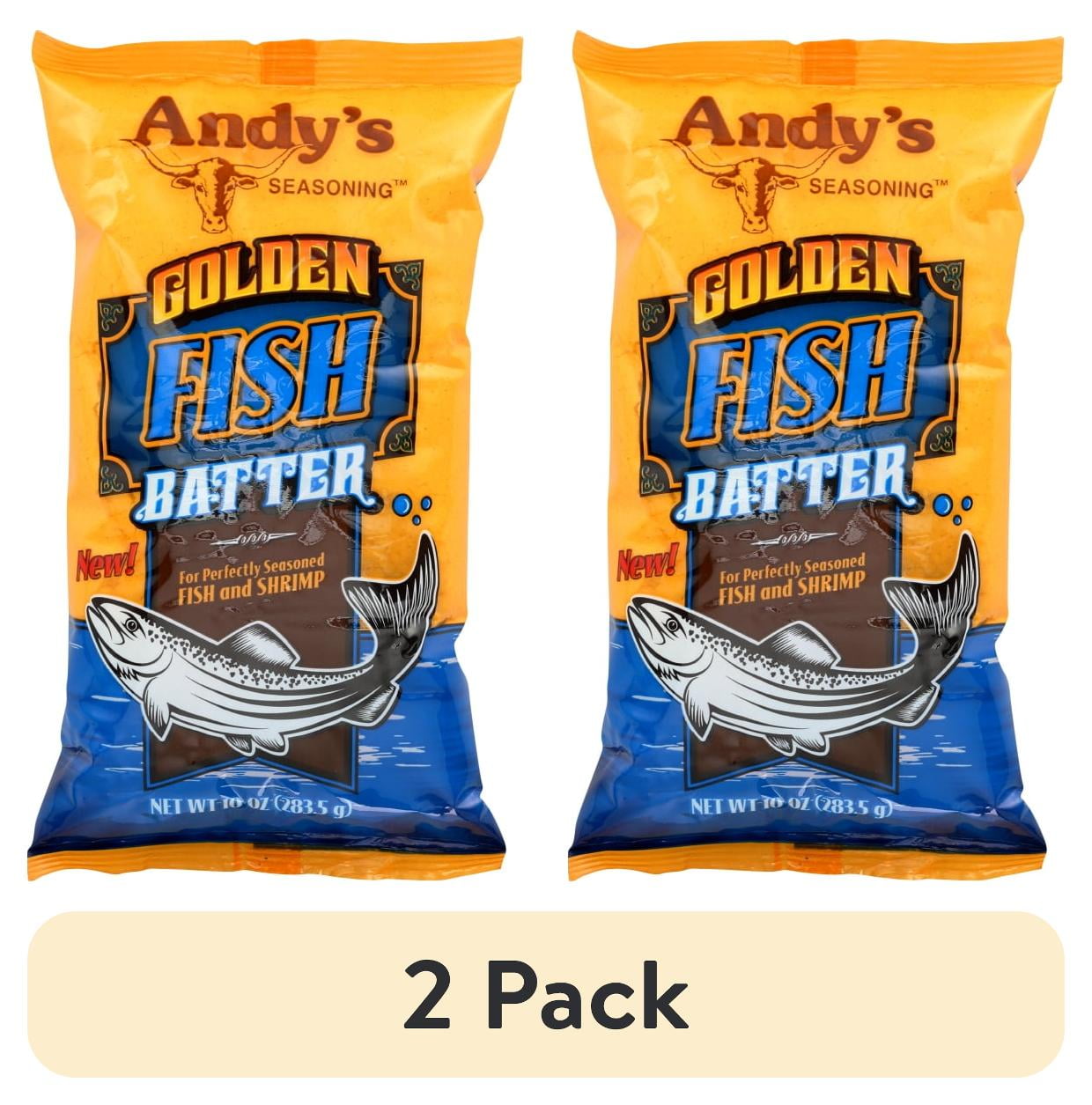 (2 pack) Andys Golden Fish Batter with Crispy Texture, 10 oz - Walmart.com