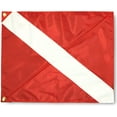 (2 pack) Anley 20x24 Inch Diver Down Warning Flag with Removable ...