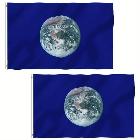 (2 pack) ANLEY Fly Breeze 3x5 Foot Earth Day Flag - Environmental ...
