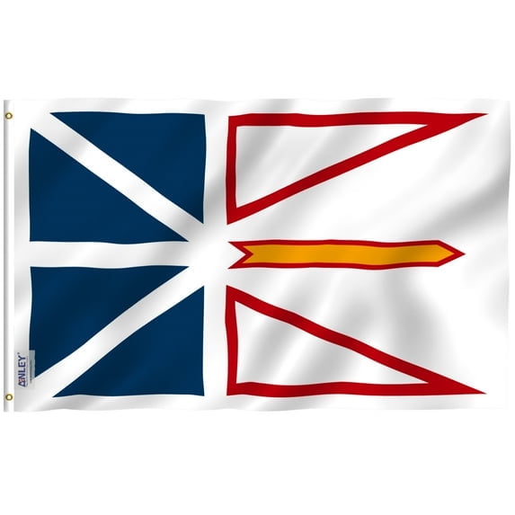 (2 pack) Anley Fly Breeze 3x5 Feet Newfounfland and Labrador Flag ...