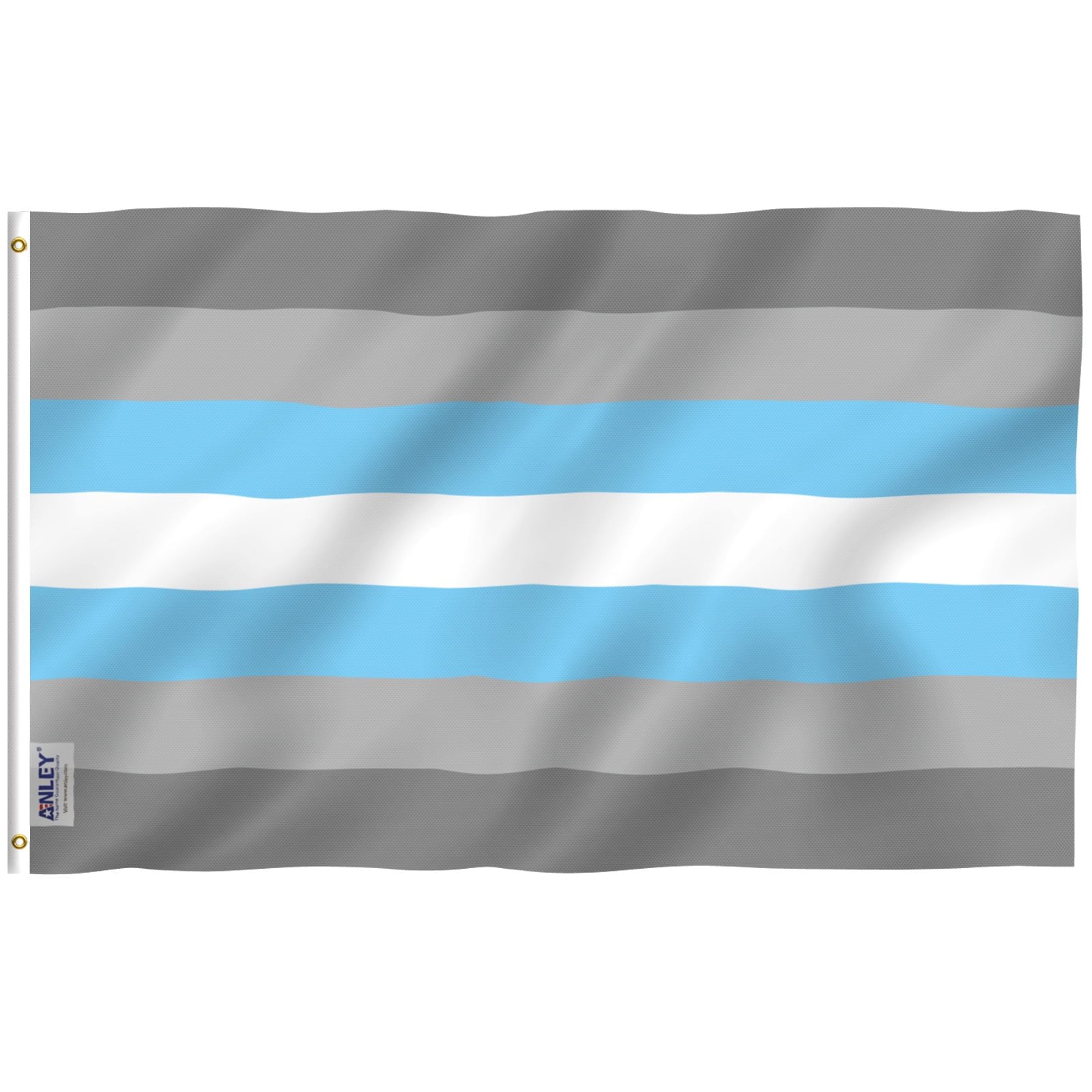(2 pack) Anley Fly Breeze 3x5 Foot Demigender Demiguy Pride Flag ...