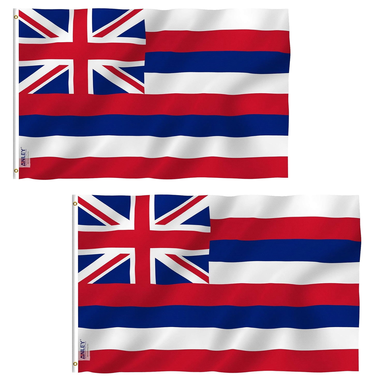 (2 pack) Anley Fly Breeze 3x5 Foot Hawaii State Flag - Hawaiian HI ...