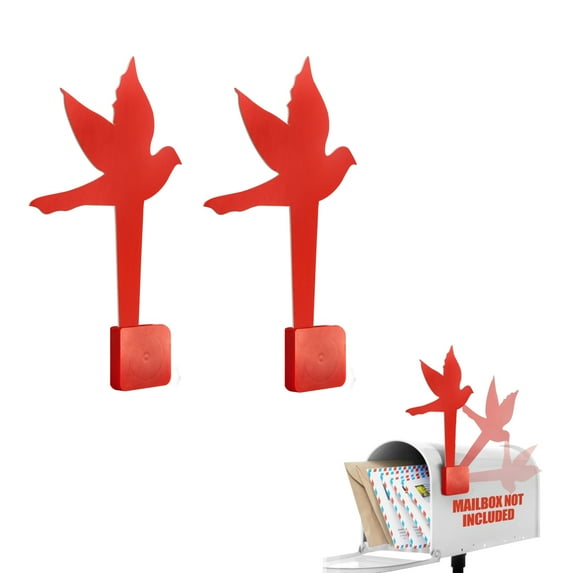 (2 pack) Anley Universal Outgoing Mail Dove Bird Mailbox Flag - Rust ...