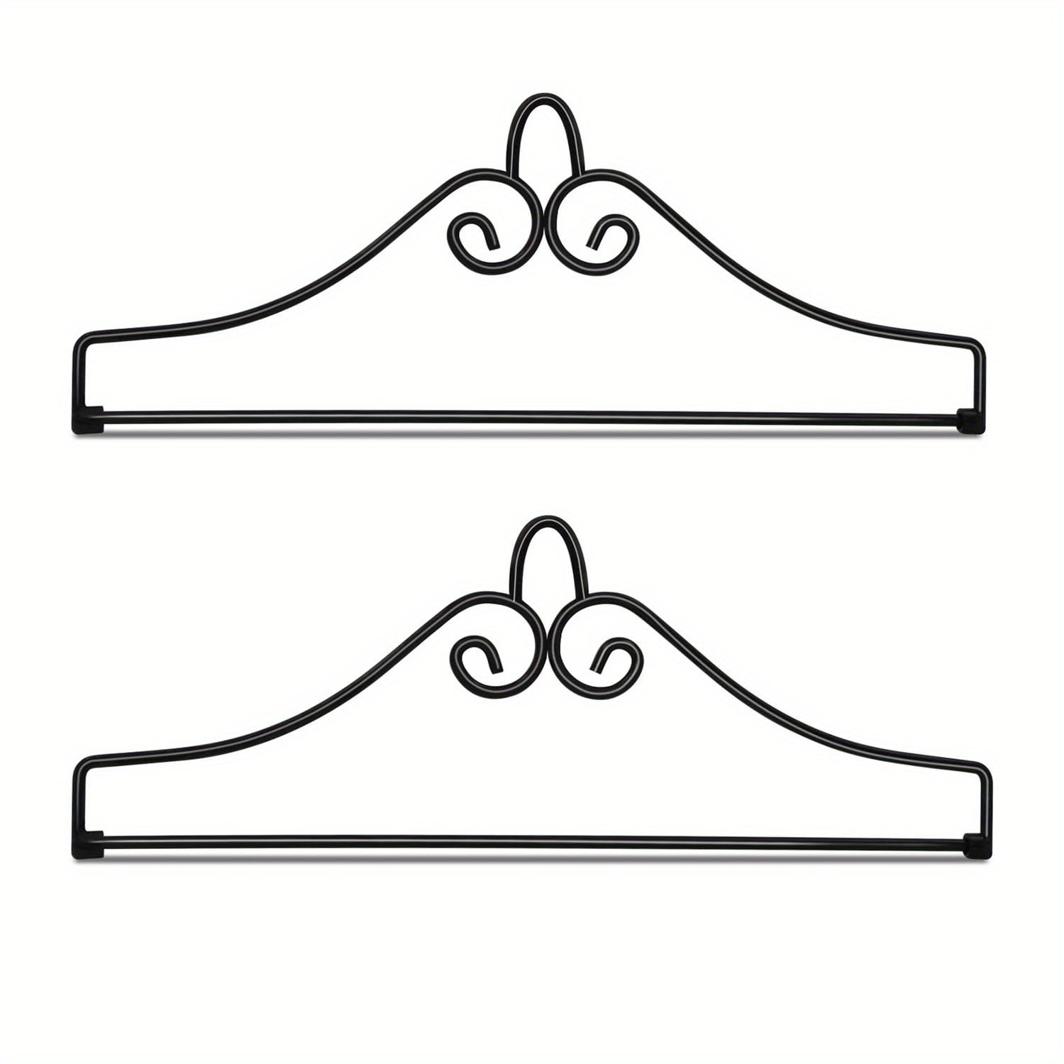 (2 pack) Anley Wrought Iron Garden Flag Hanger - Garden Banner Holder ...