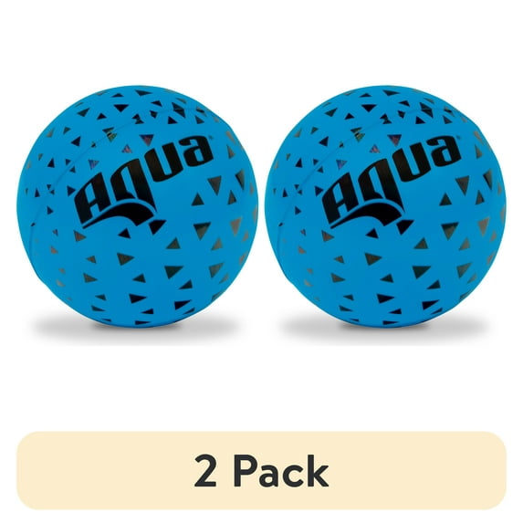 (2 pack) Aqua-Leisure 3.5" Foam Skipper Ball Pool Toy, Blue, Skips Over ...