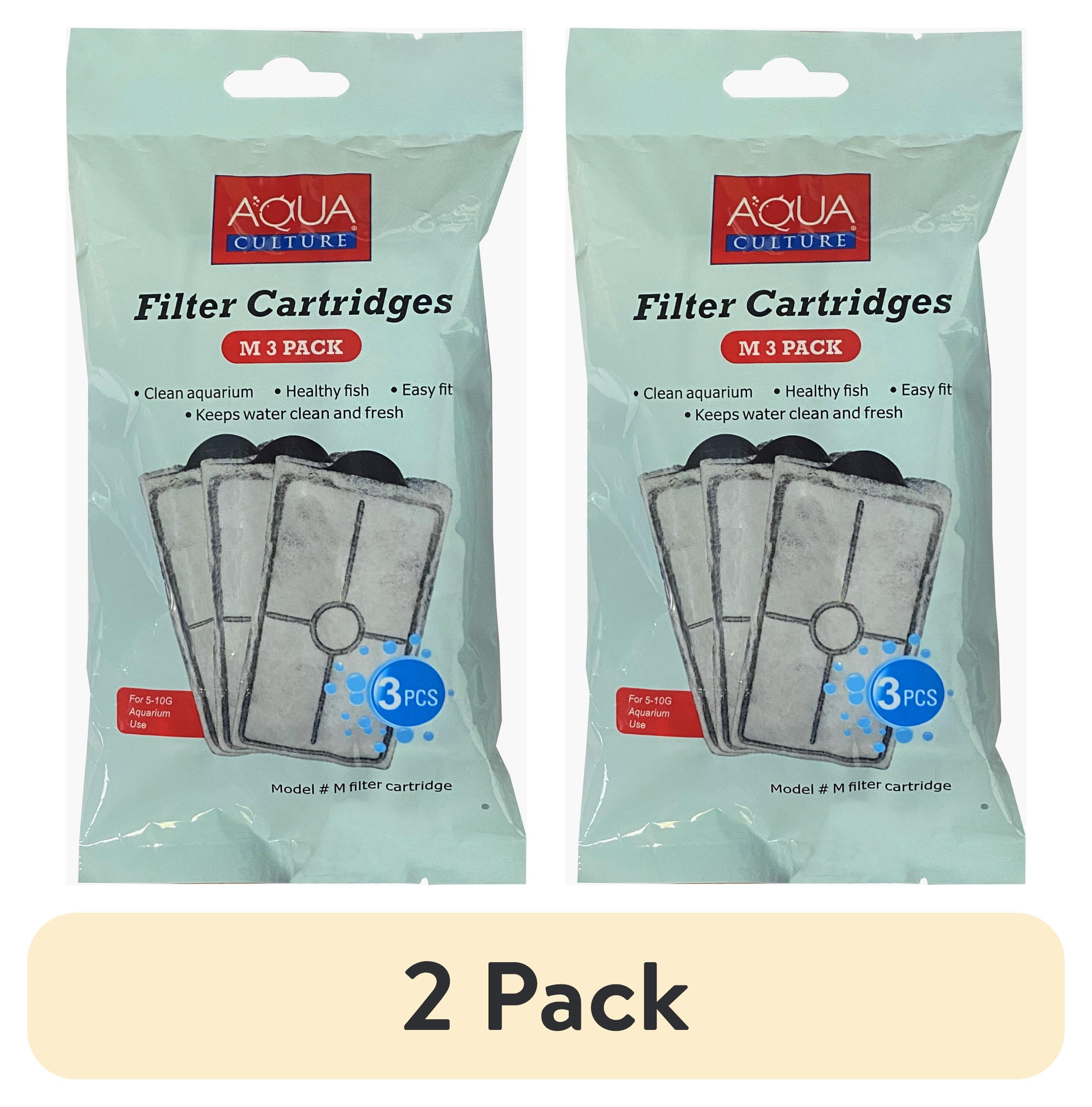 (2 pack) Aqua Culture Filter Cartridges-m-3-Pack - Walmart.com