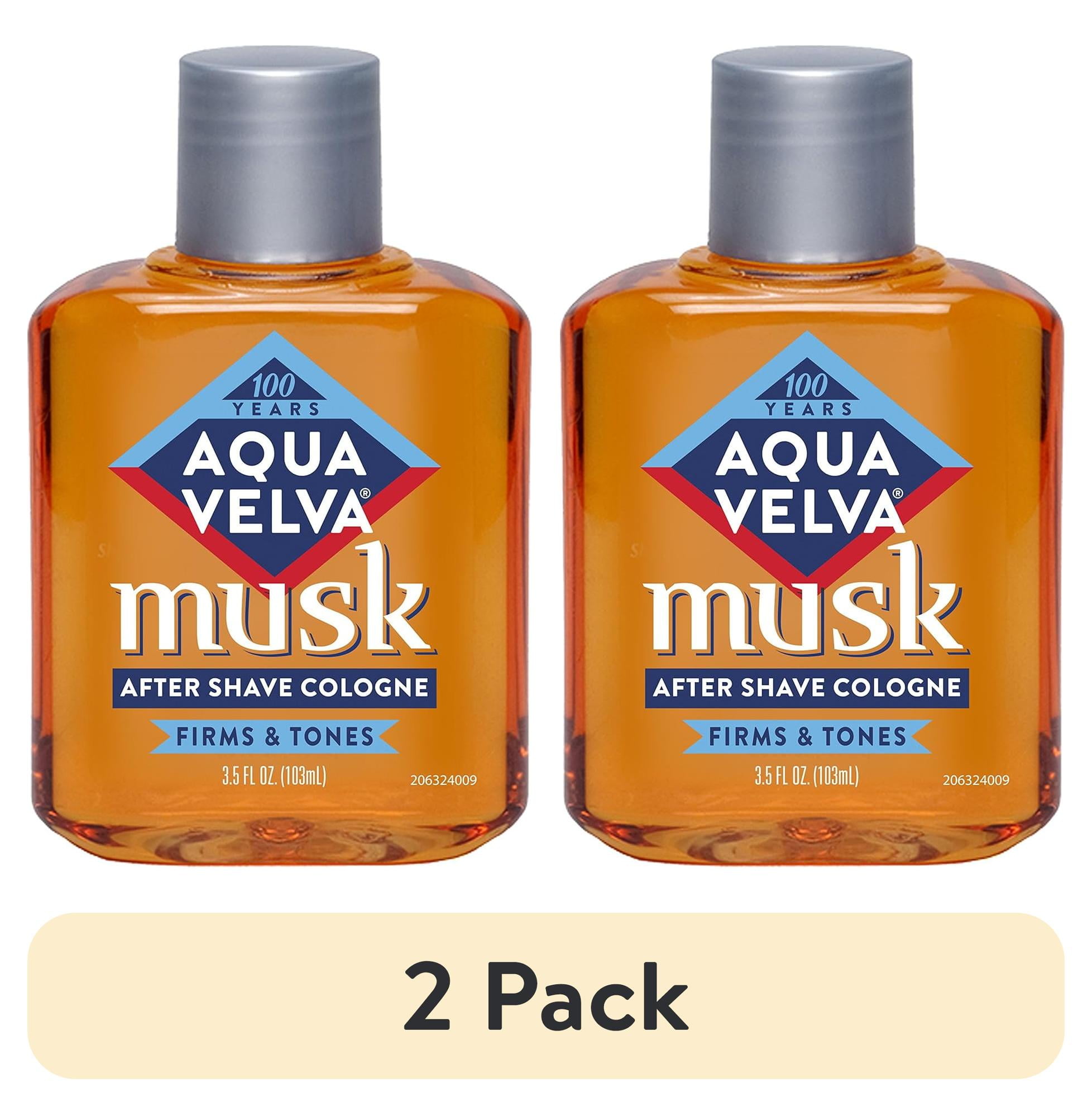(2 pack) Aqua Velva Musk after Shave Cologne, 3.5 Fluid Ounce - Walmart.com
