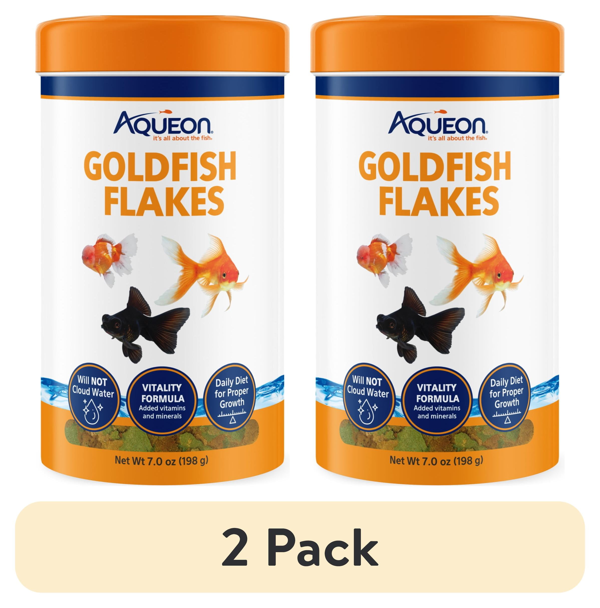 (2 pack) Aqueon Goldfish Food Flakes 7 Ounces - Walmart.com