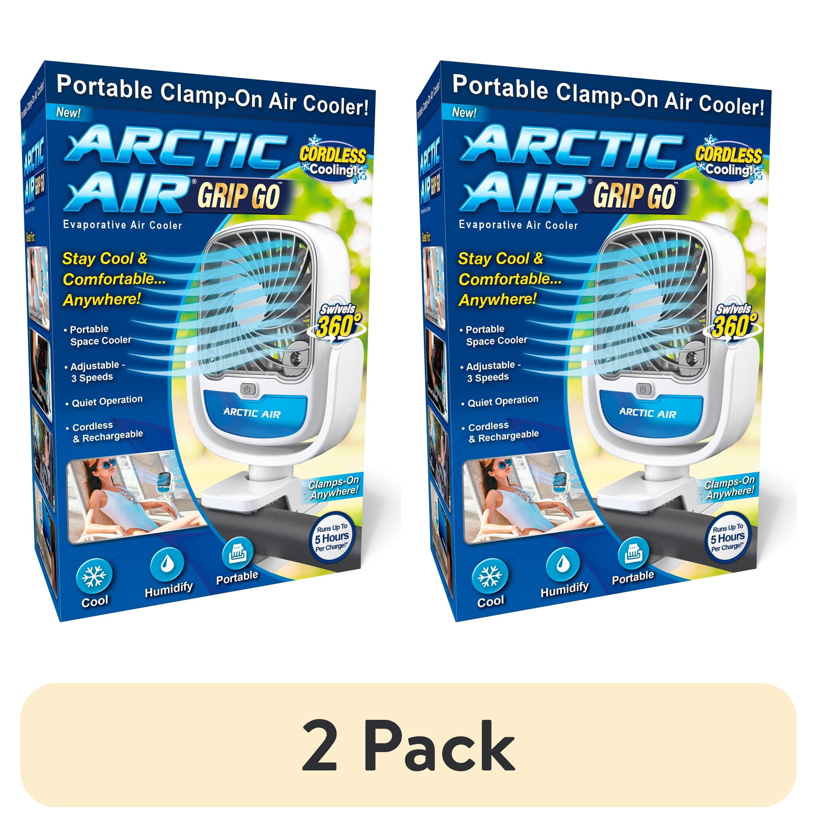 (2 pack) Arctic Air Grip Go Portable Evaporative Air Cooler ...