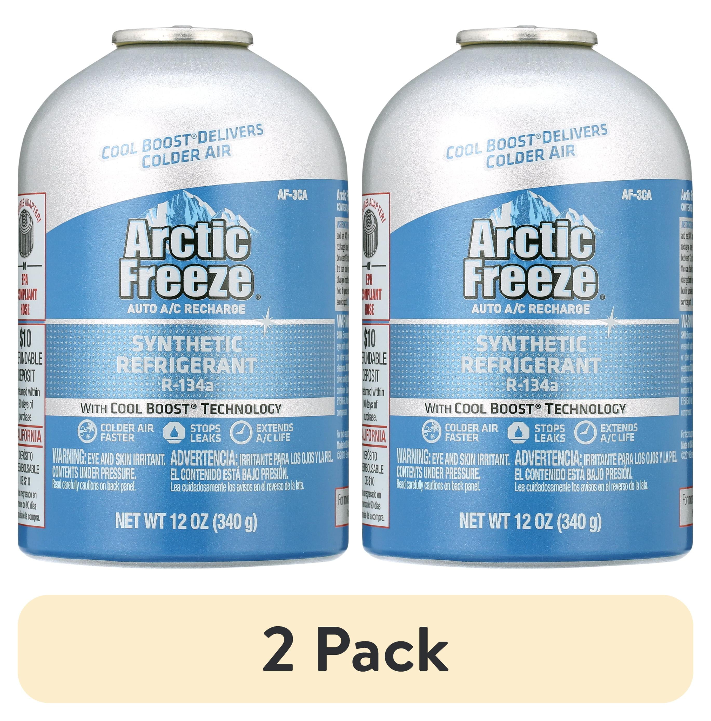 (2 pack) Arctic Freeze Ultra Synthetic R134a+ Automotive Refrigerant ...