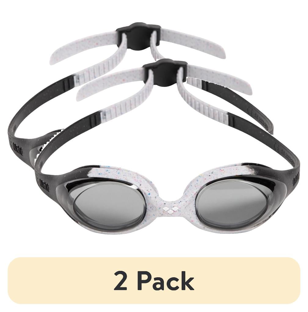 (2 pack) Arena Spider Junior Goggle - Recycled Smoke-Grey-Black ...