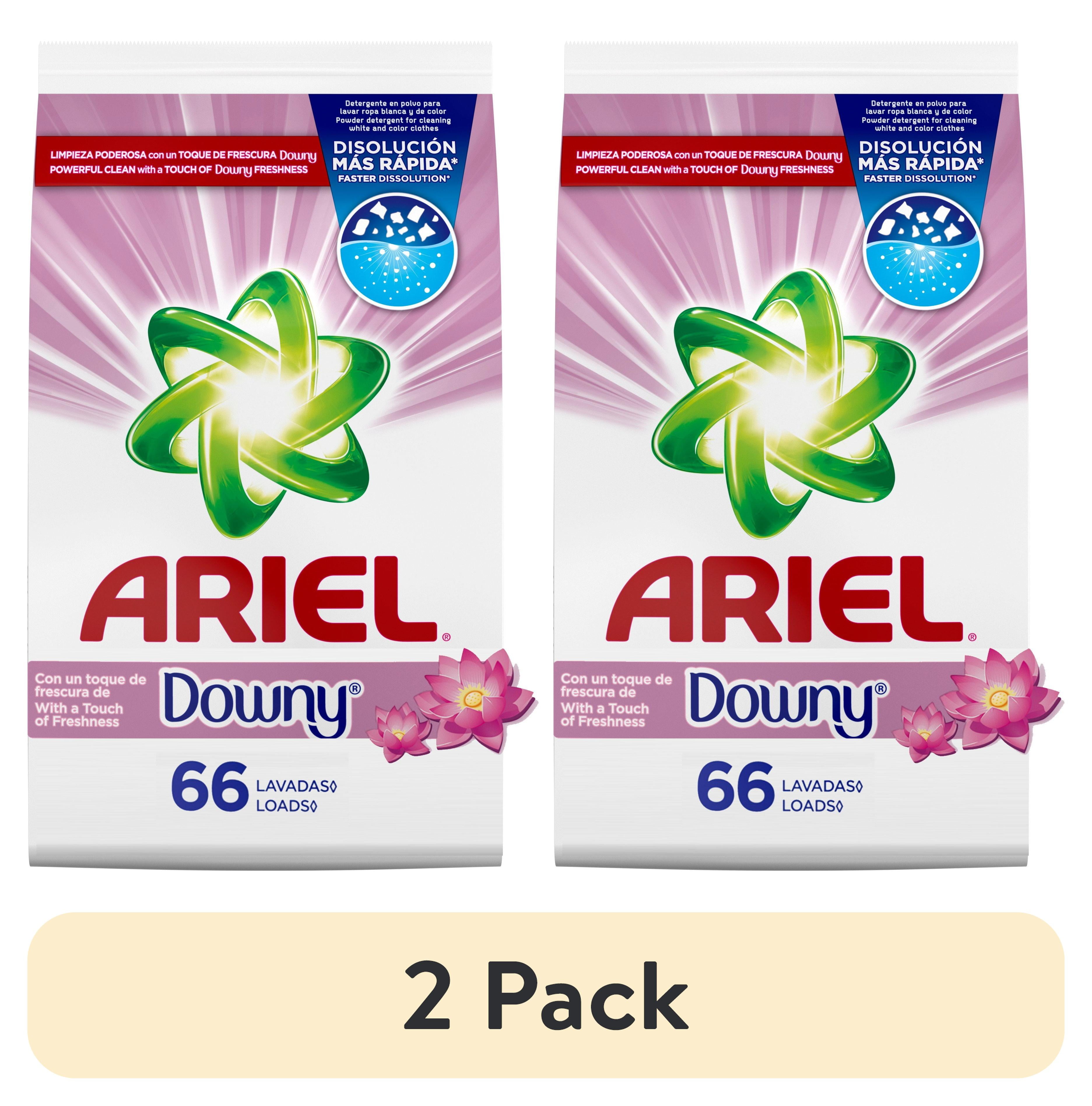 (2 pack) Ariel Laundry Detergent Powder with a Touch of Downy Freshness ...