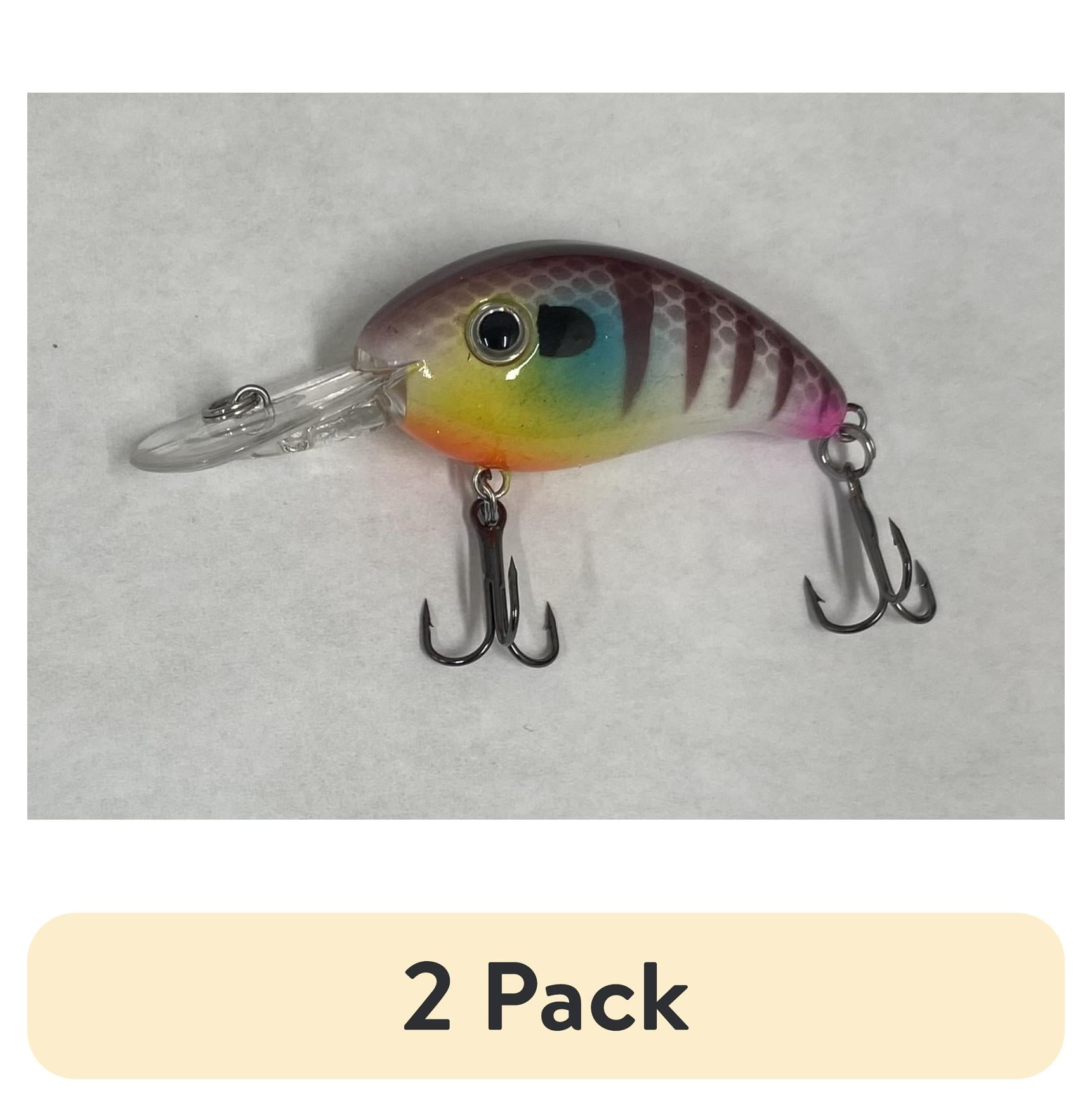 (2 pack) Arkie Lures 220 Series Crankbait Fishing Lure, Oxblood ...