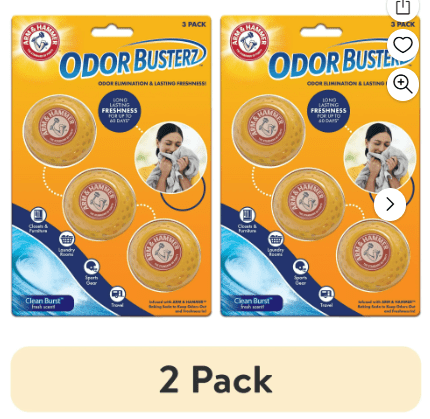 (2 pack) Arm & Hammer 3Pk Odor Busterz Balls - Walmart.com