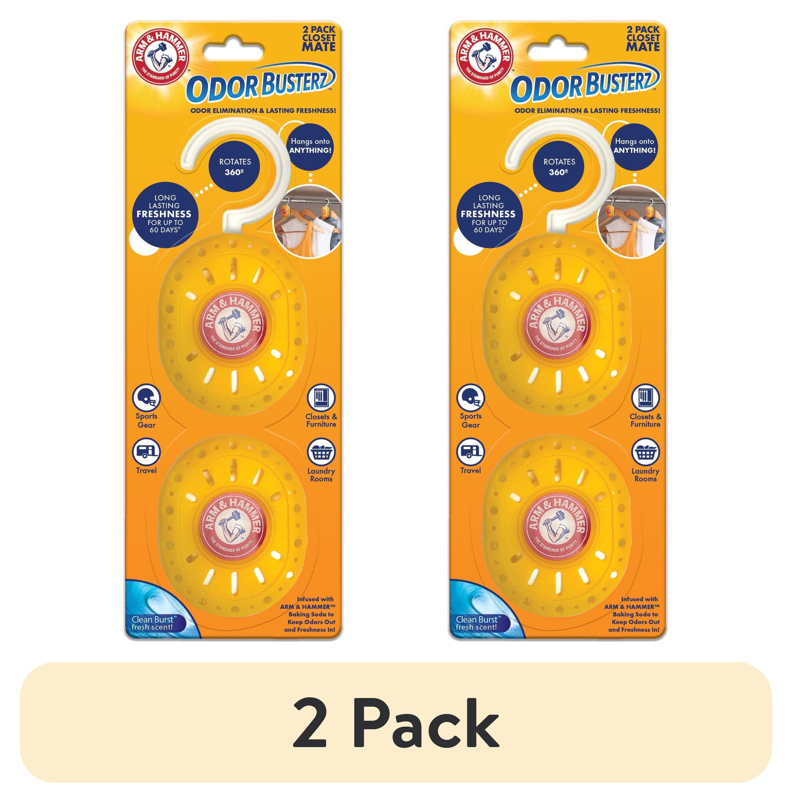 (2 pack) Arm & Hammer Odor Busterz 2Pk Closet Mate - Walmart.com