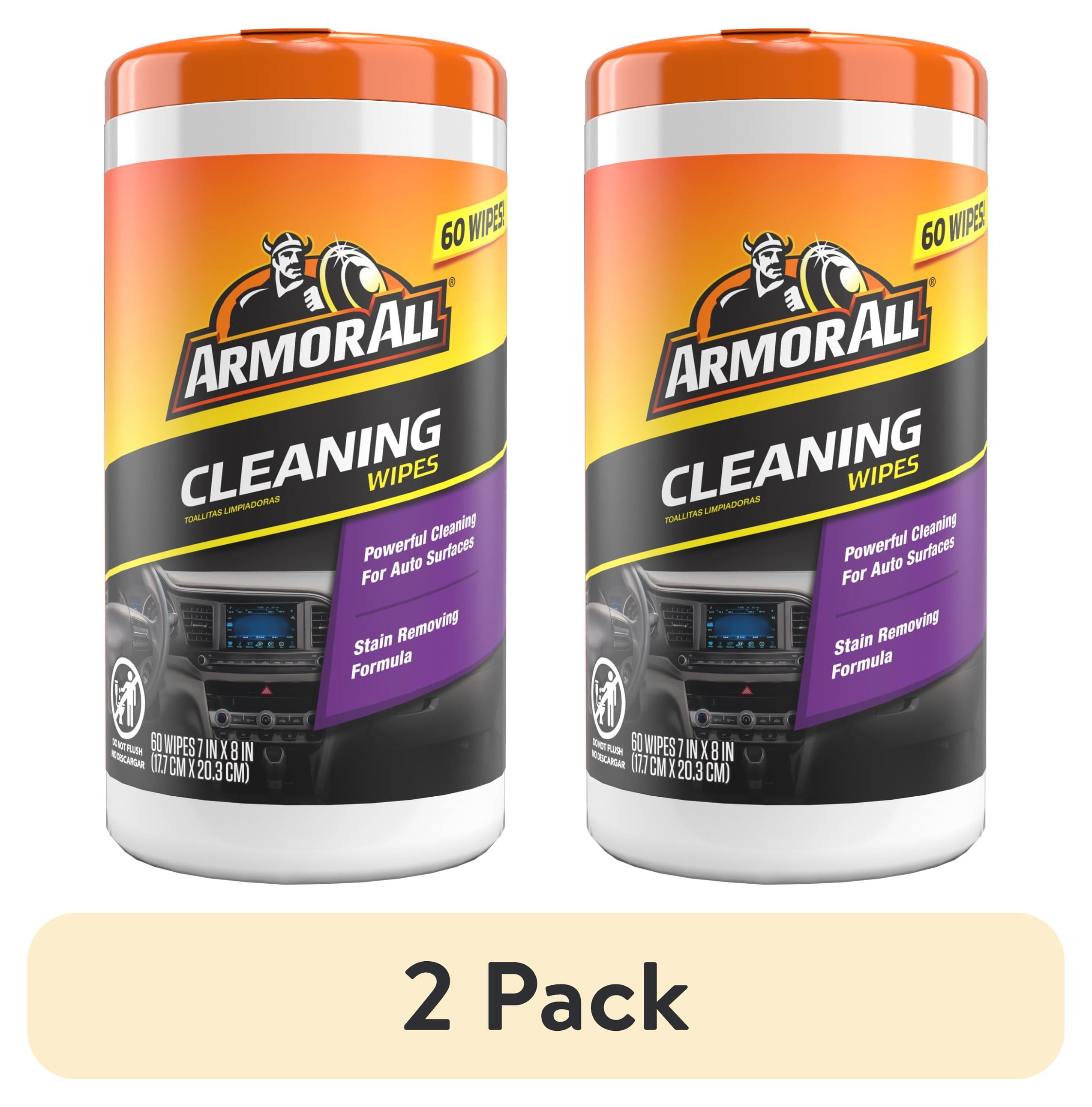 (2 pack) Armor All Car Cleaning Wipes, Gift for Him, 60 Count - Walmart.com