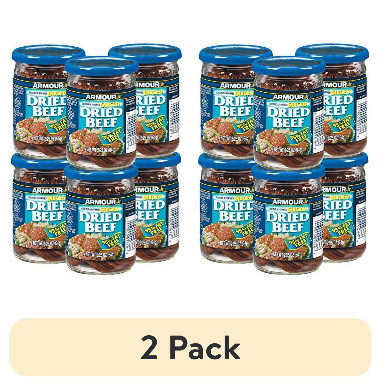 (2 pack) Armour Star Sliced Dried Beef, Jarred Meat, 2.25 OZ | 6 Count ...