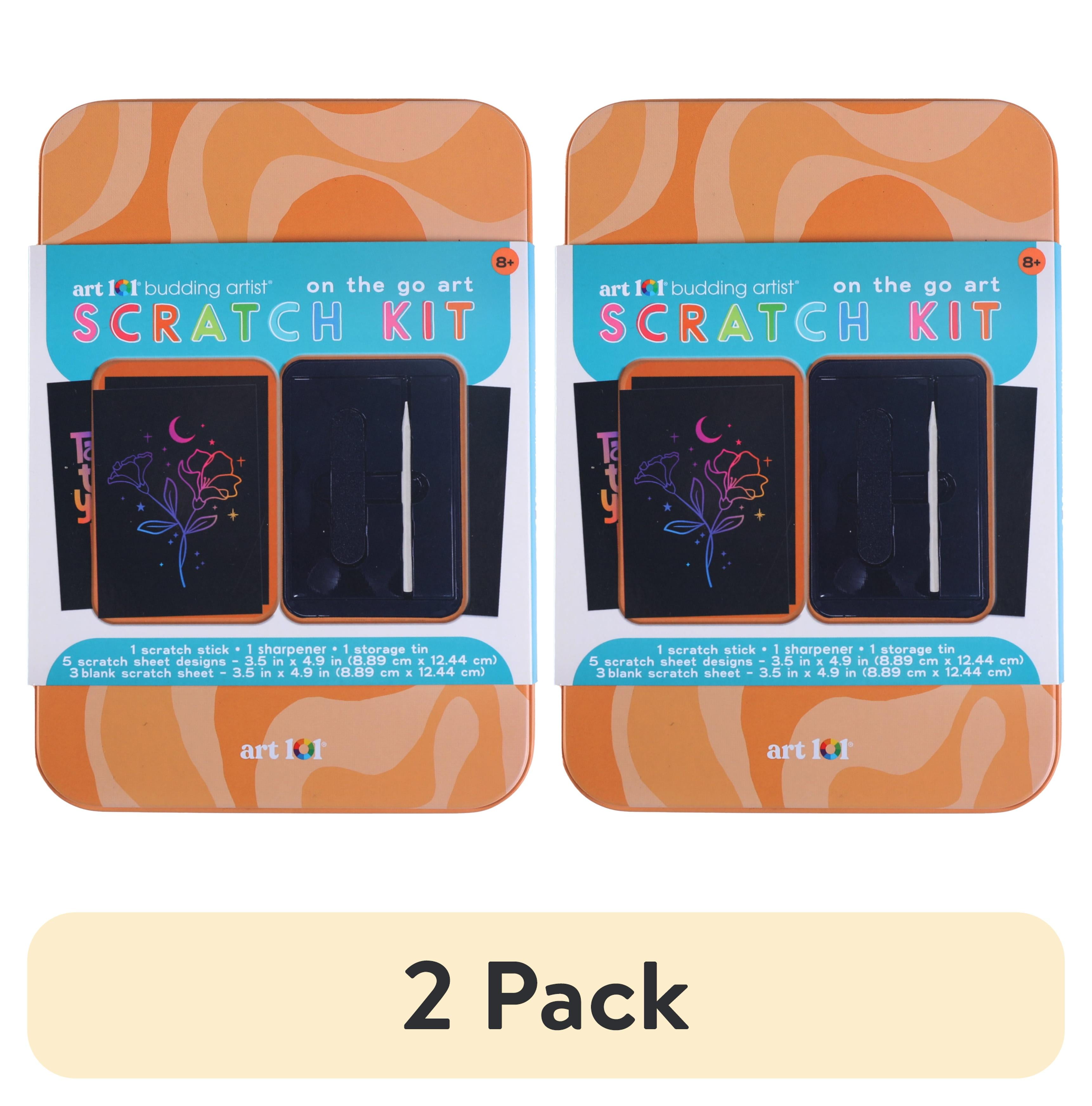 (2 pack) Art 101 Creative Tools Scratch Art Multifunctional Set for ...