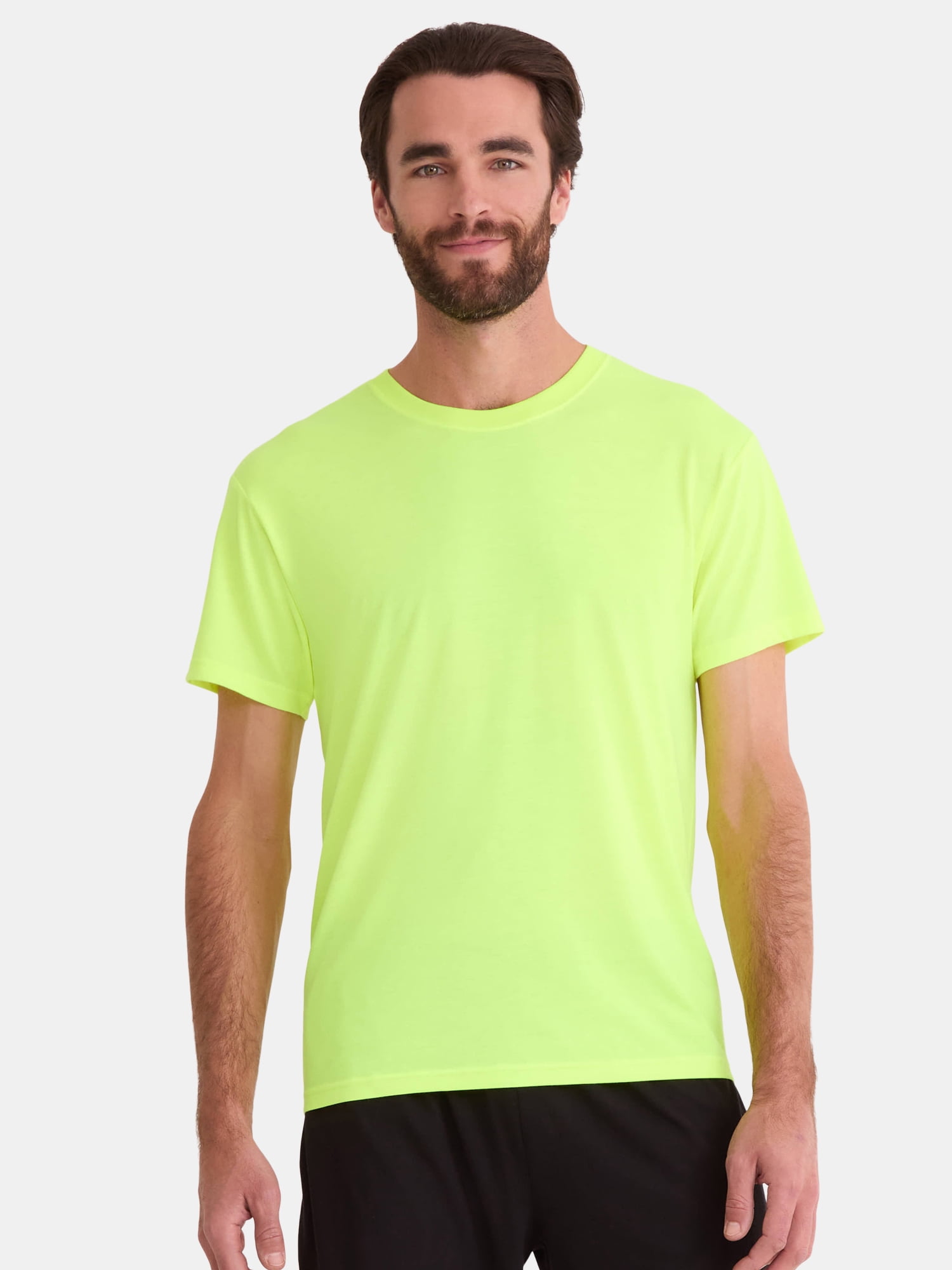 (2 pack) Athletic Works Men's and Big Men's Tri Blend Tee, Sizes XS ...