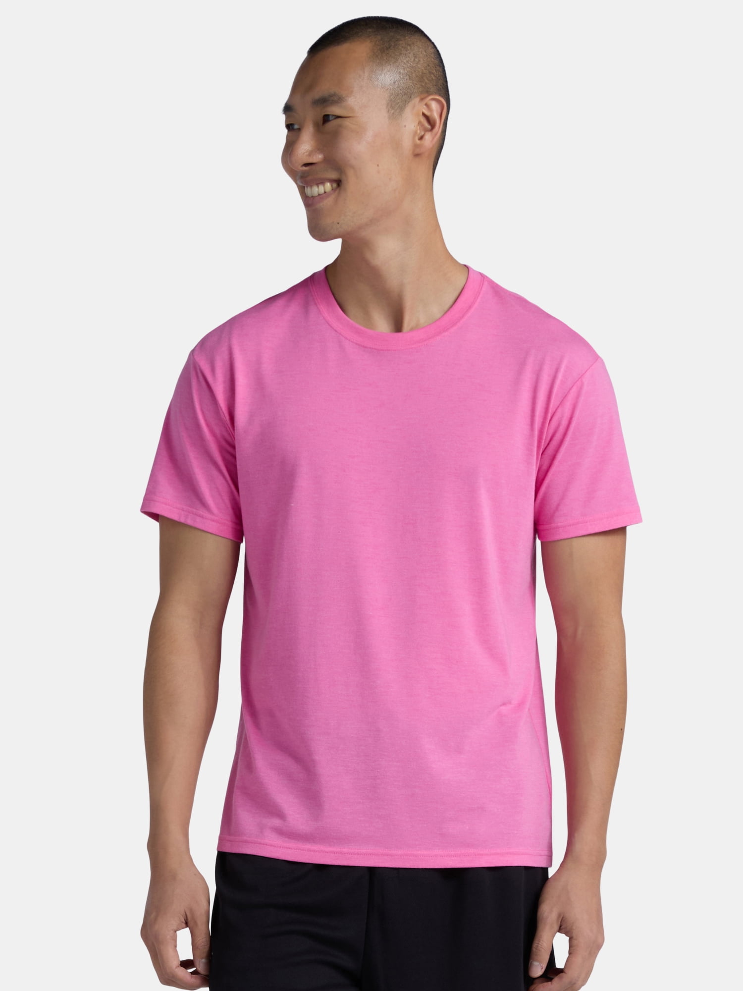 (2 pack) Athletic Works Men's and Big Men's Tri Blend Tee, Sizes XS ...