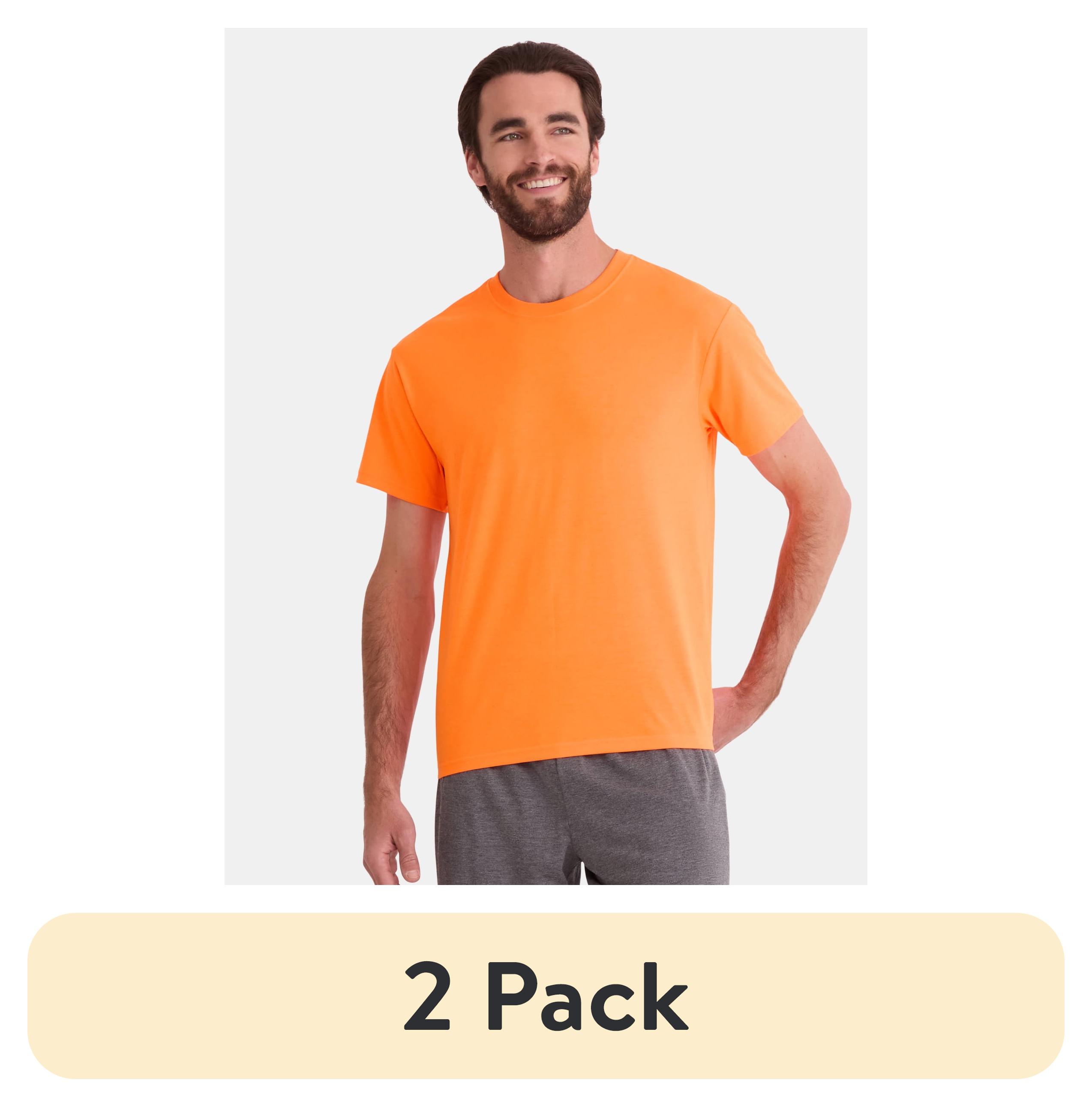 (2 pack) Athletic Works Men's and Big Men's Tri Blend Tee, Sizes XS ...
