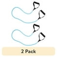 (2 pack) Athletic Works Resistance Tube Exercise Band, Light Resistance ...