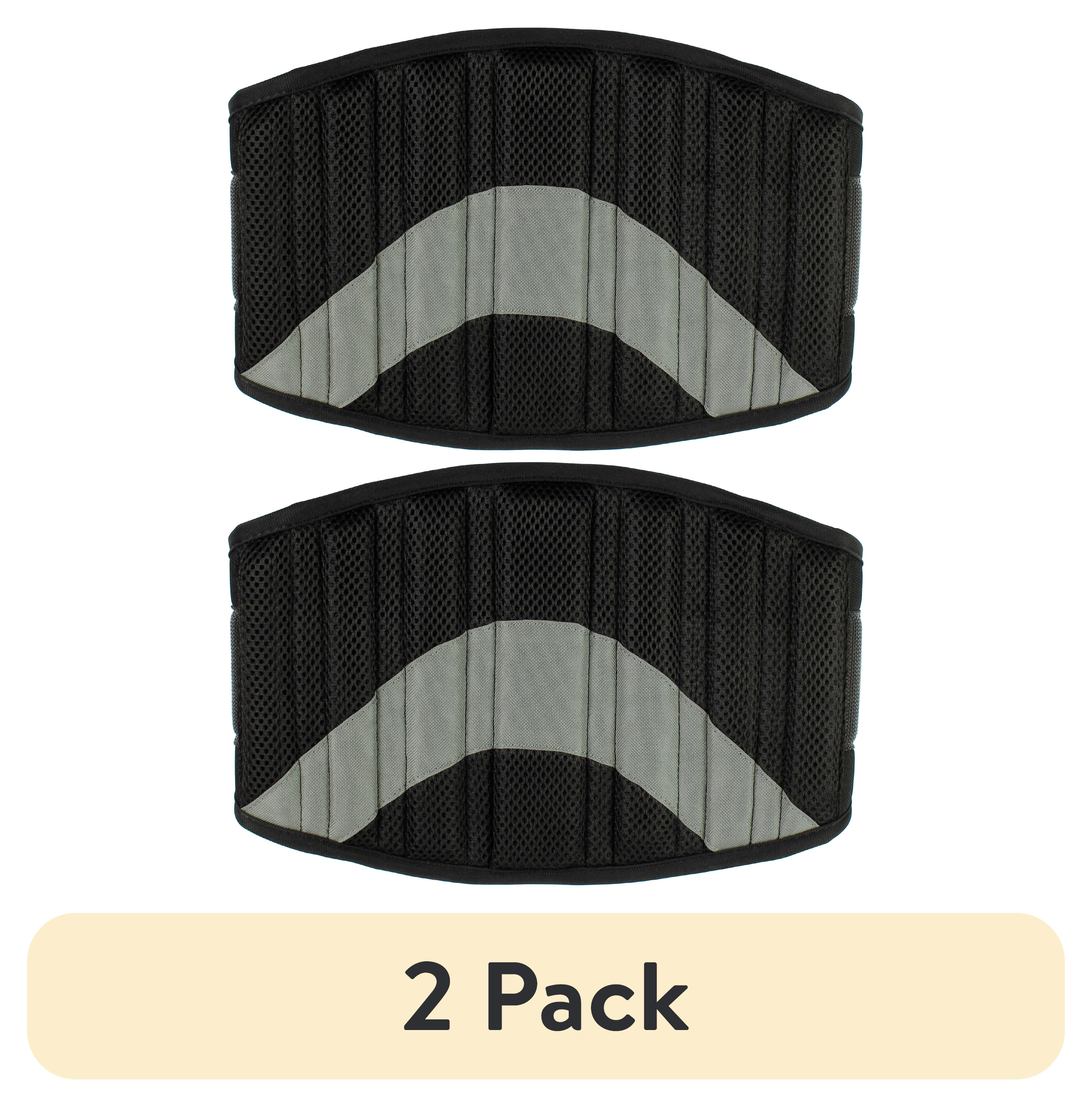 (2 pack) Athletic Works Contoured Weight Lifting Belt, S/M, Fits Waist ...