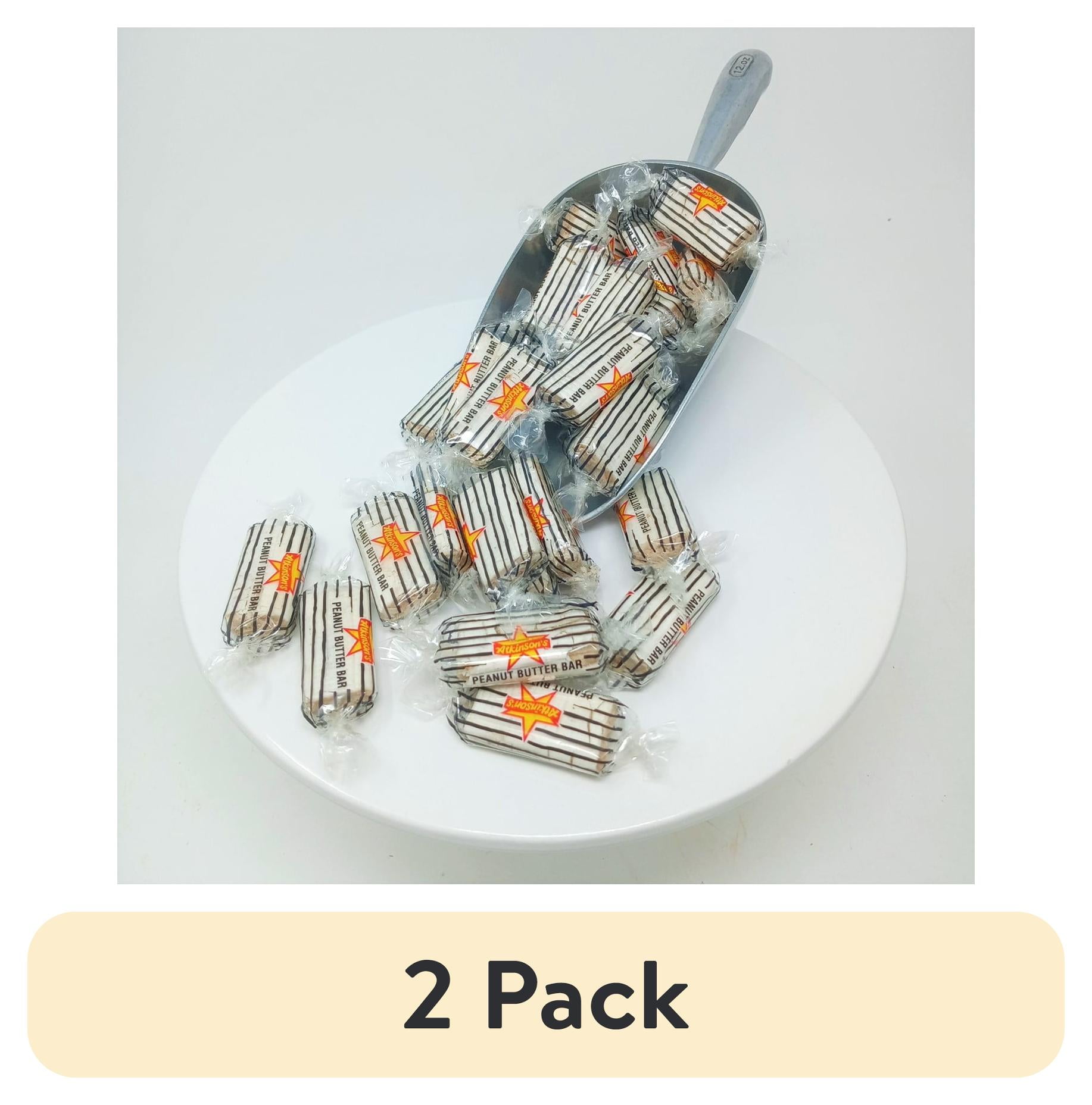(2 pack) Atkinson Wrapped Bulk Candy Bars, Peanut Butter, 1 Pound ...
