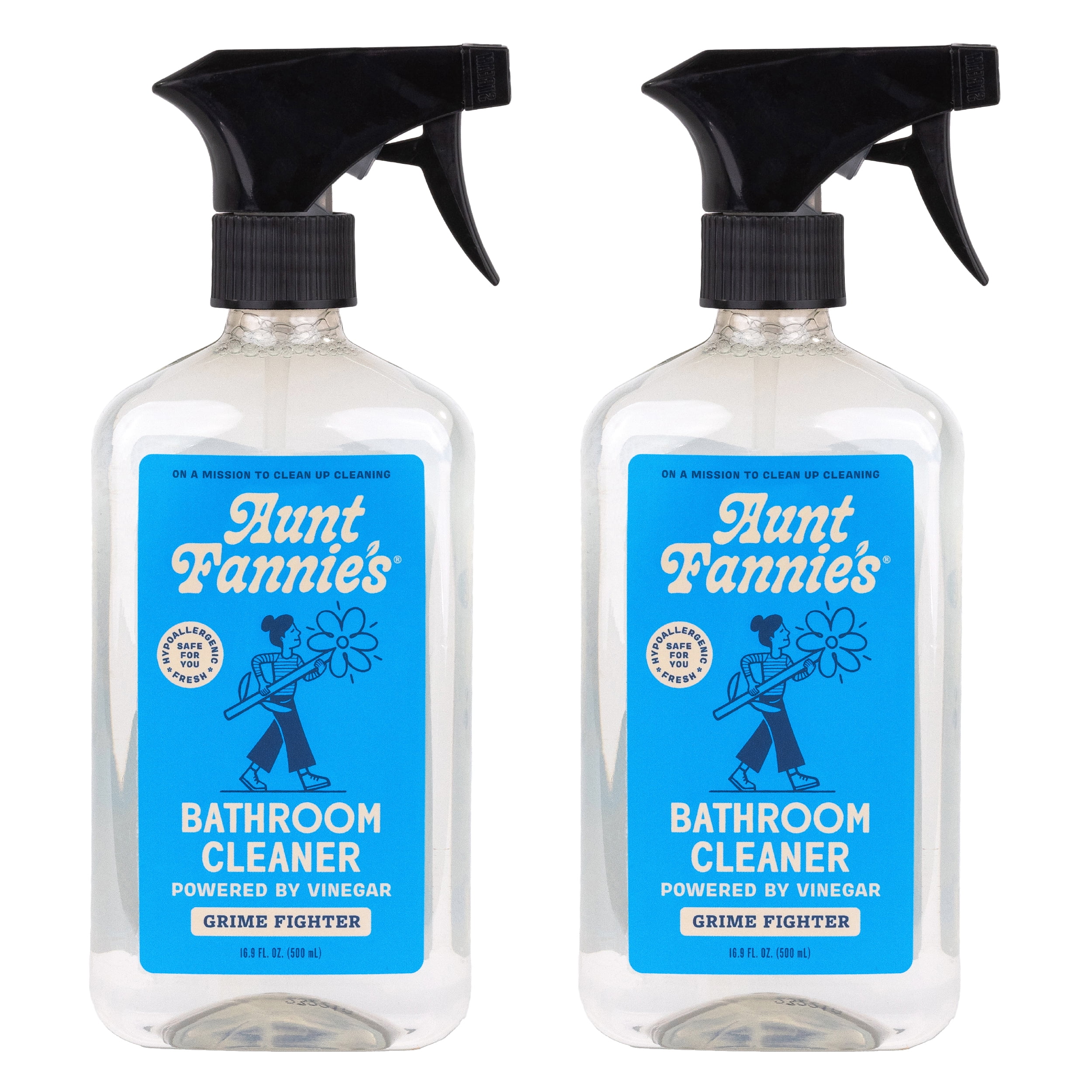 2 Pack Aunt Fannies All Purpose Vinegar Bathroom Cleaner Spray 16 9