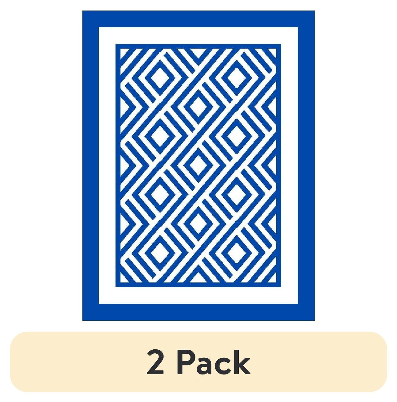 (2 pack) Auto Drive Blue Diamond Reversible RV Patio Mat - 9'x12 ...