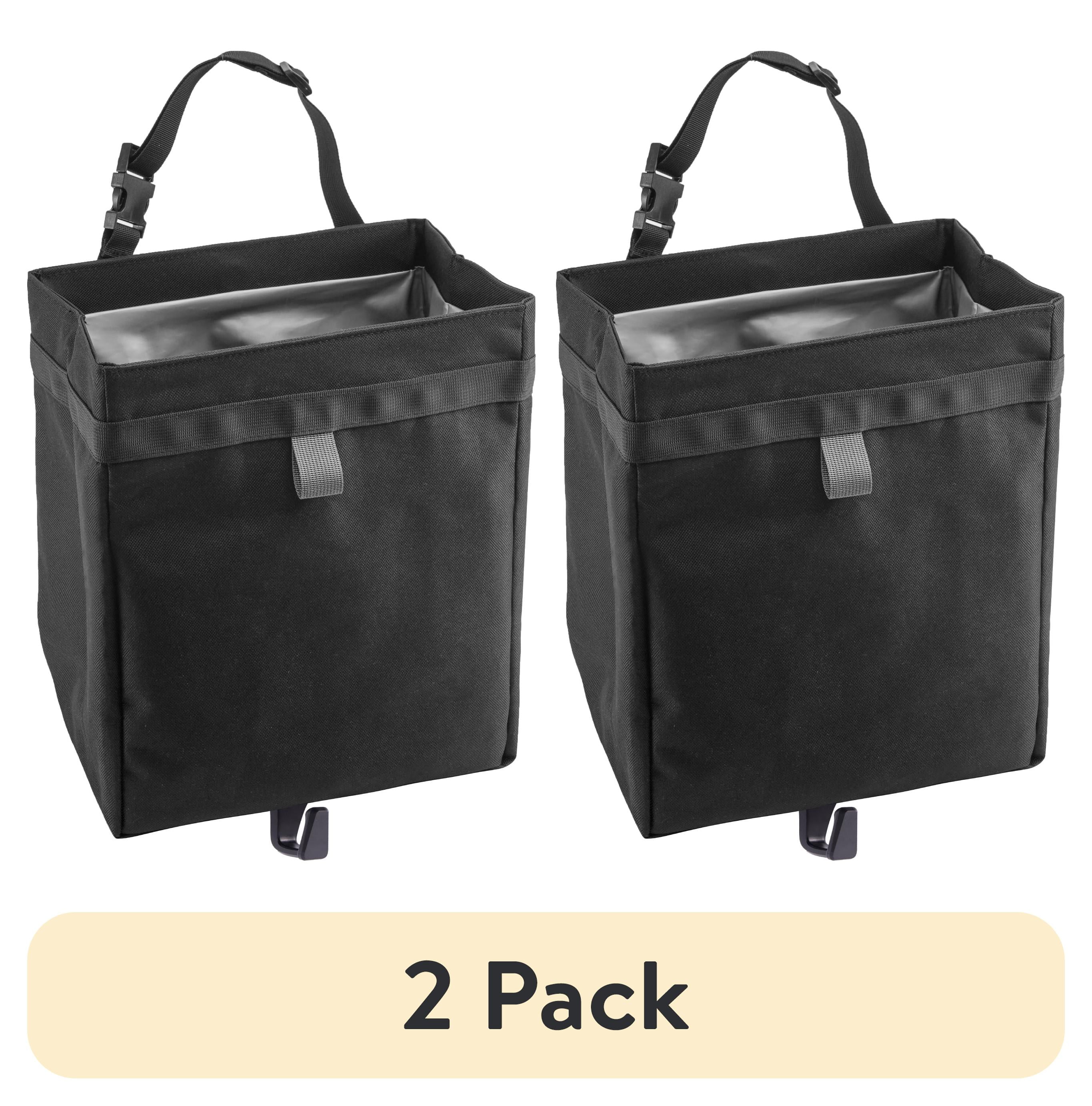 (2 pack) Auto Drive Premium Collapsible Waterproof Trash Bin Portable ...