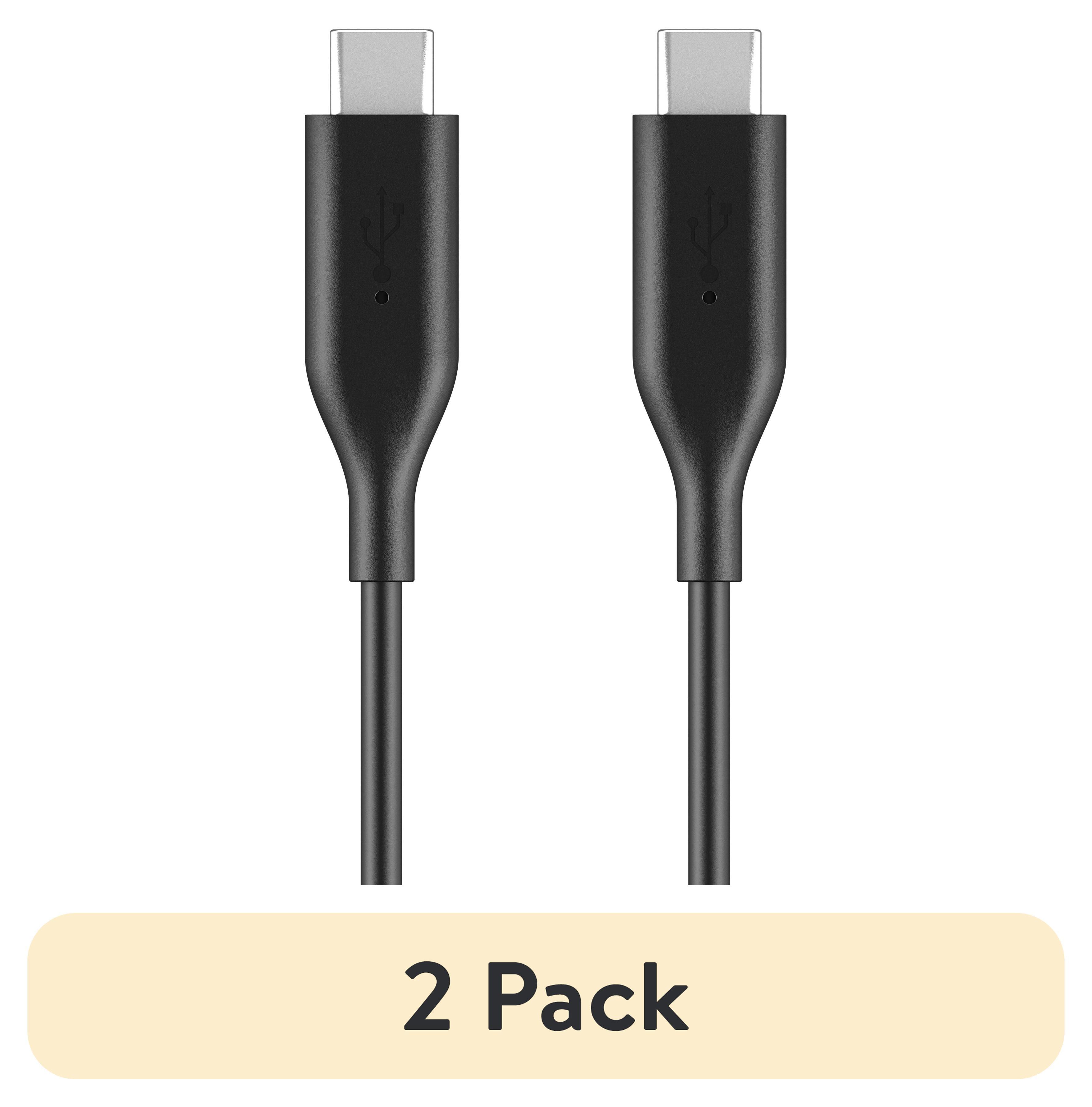 (2 pack) Auto Drive Type USB-C to C, 3ft, Charging & Data Sync Cable ...