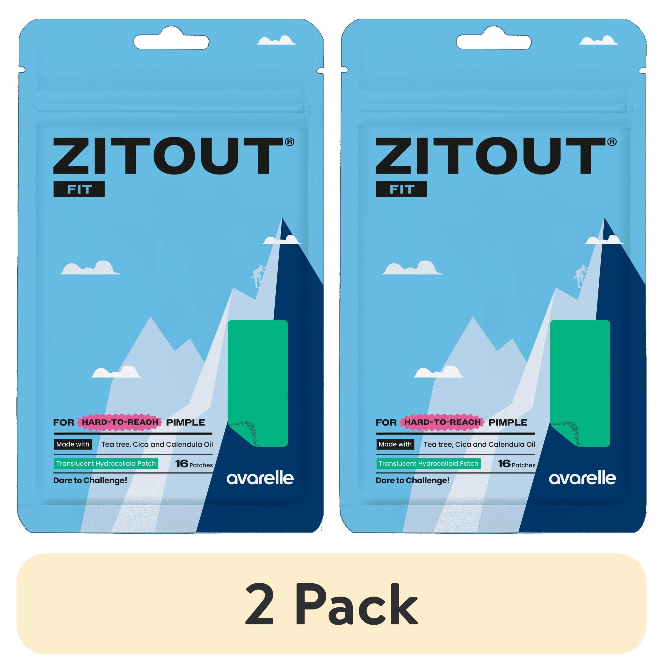 (2 pack) Avarelle Cosmetics ZITOUT Fit Translucent Hydrocolloid Pimple ...