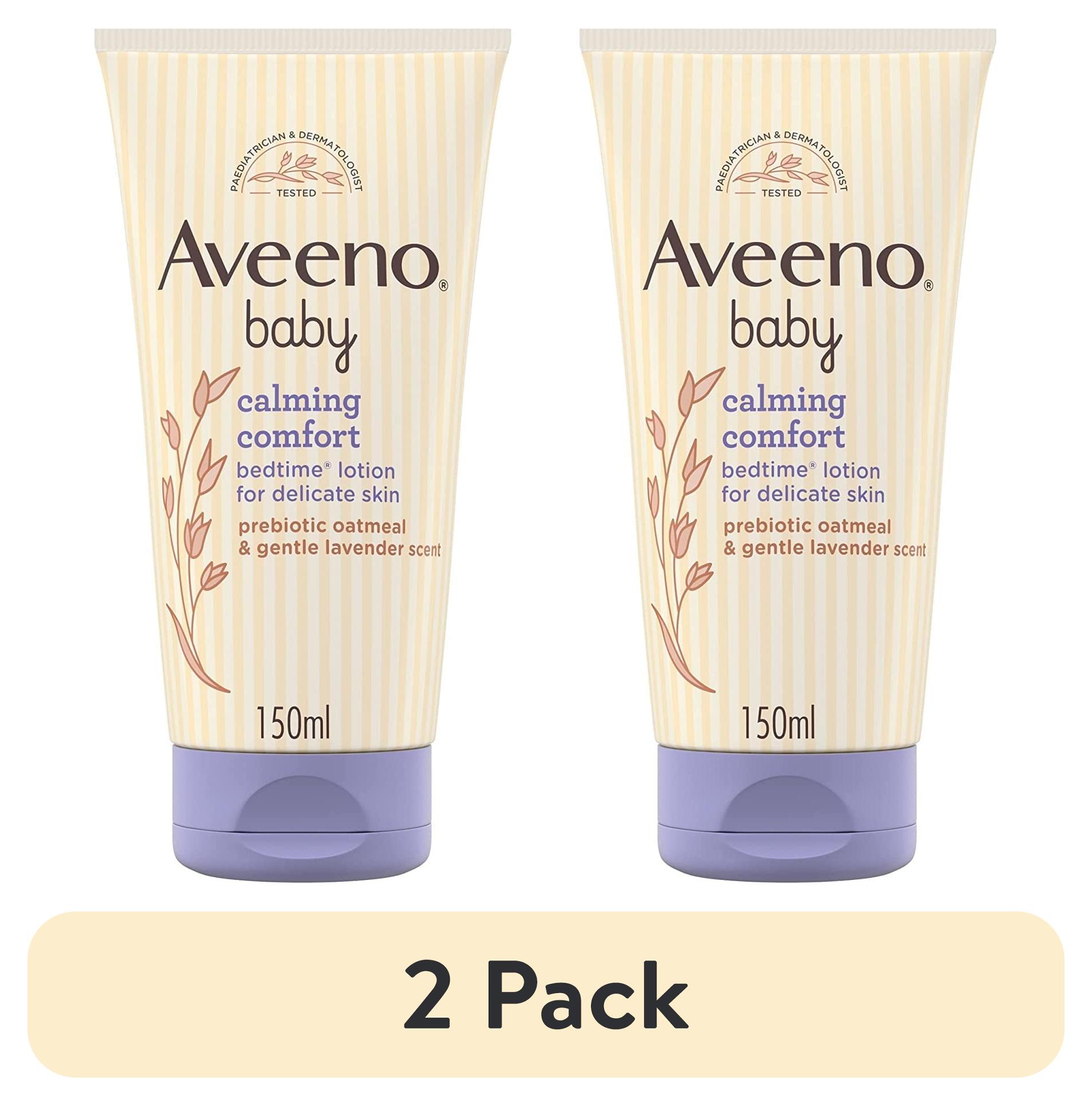 (2 pack) Aveeno Baby Calming Comfort Bedtime Lotion, 150 ml Pack of 1 ...