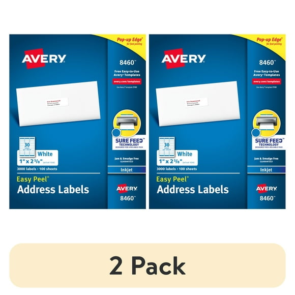 Avery Labels 1 X 2 5 8