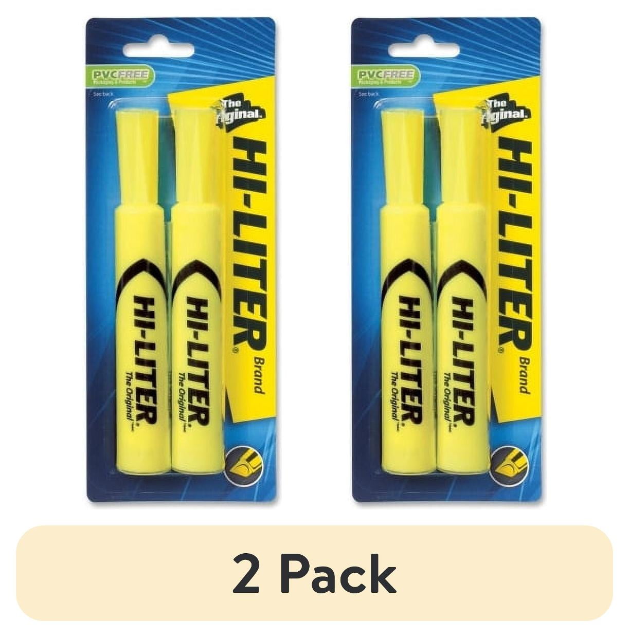 (2 pack) Avery Hi-Liter Desk-Style Highlighters, SmearSafe, Chisel Tip ...