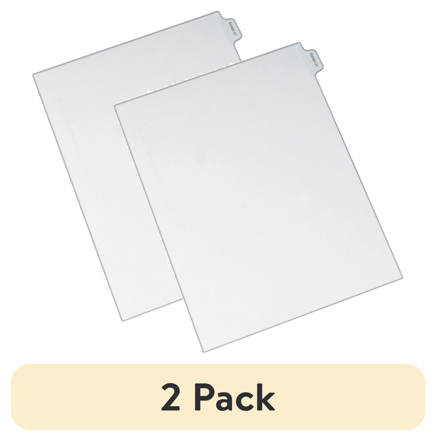 (2 pack) Avery Index Divider 25 x Divider(s) - Side Tab(s) - Exhibit 21 ...