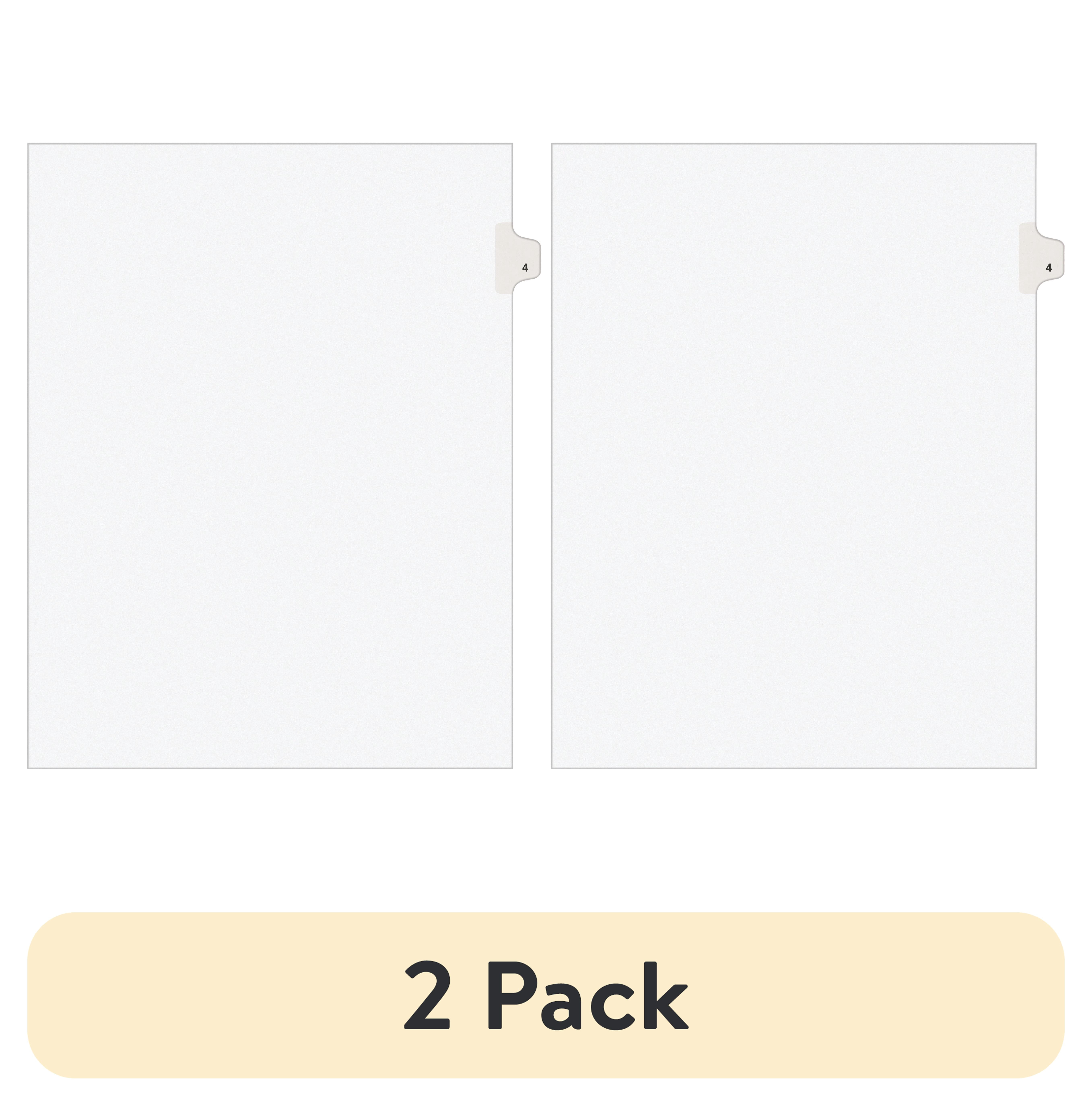 (2 pack) Avery Legal Exhibit Dividers, Avery Style, 4-Side Tab, Letter ...