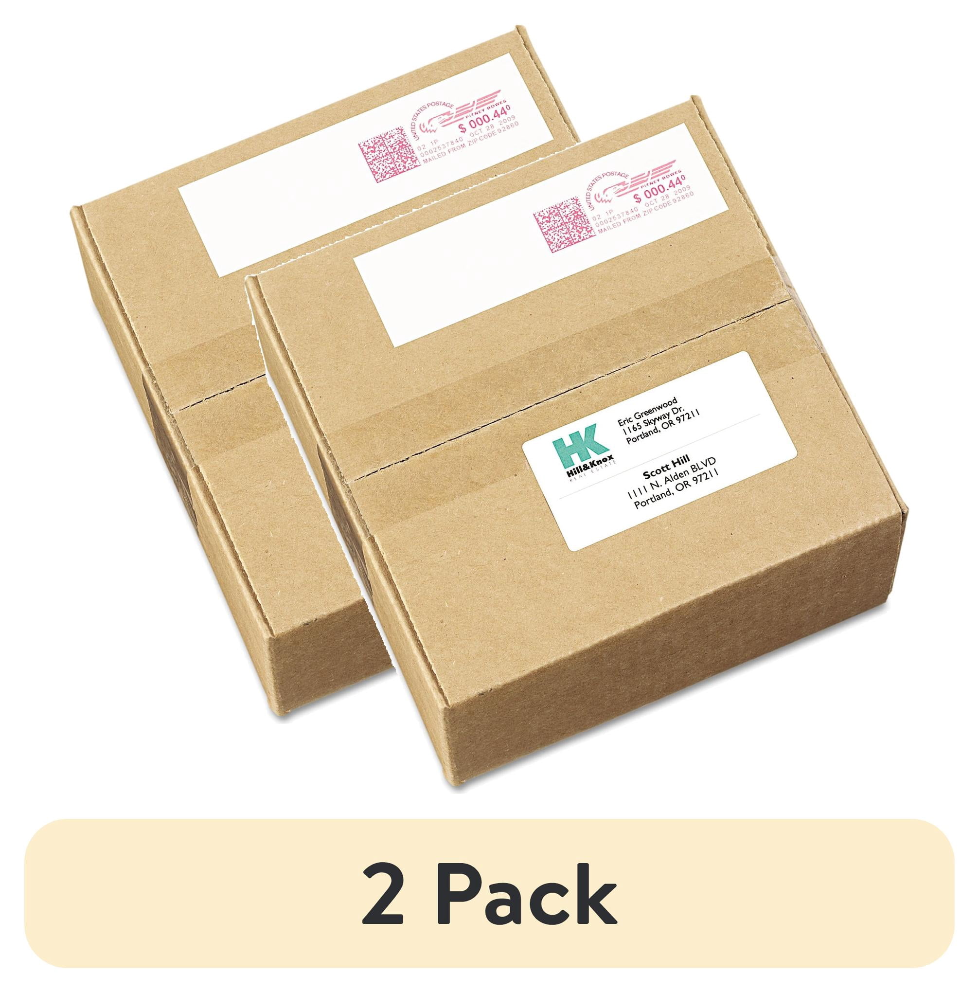 (2 pack) Avery Postage Meter Labels, Permanent Adhesive, 1-1/2" x 2-3/4 ...