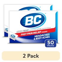 BC Powder Original Strength Pain Reliever, Aspirin Dissolve Packs, Body ...