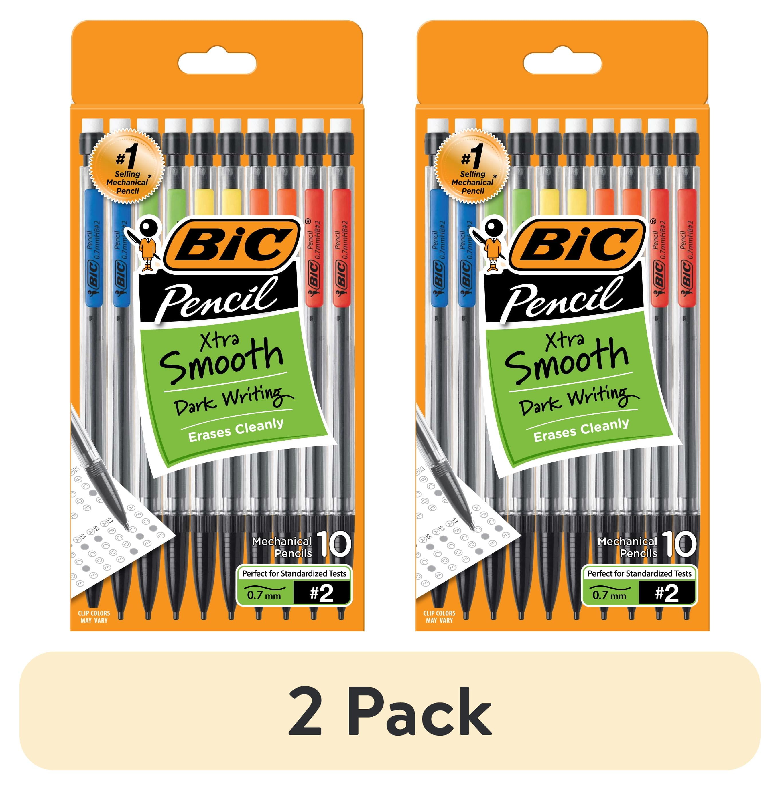 (2 pack) BIC Xtra Smooth Mechanical Pencils 0.7 mm, 10 Count Pack ...