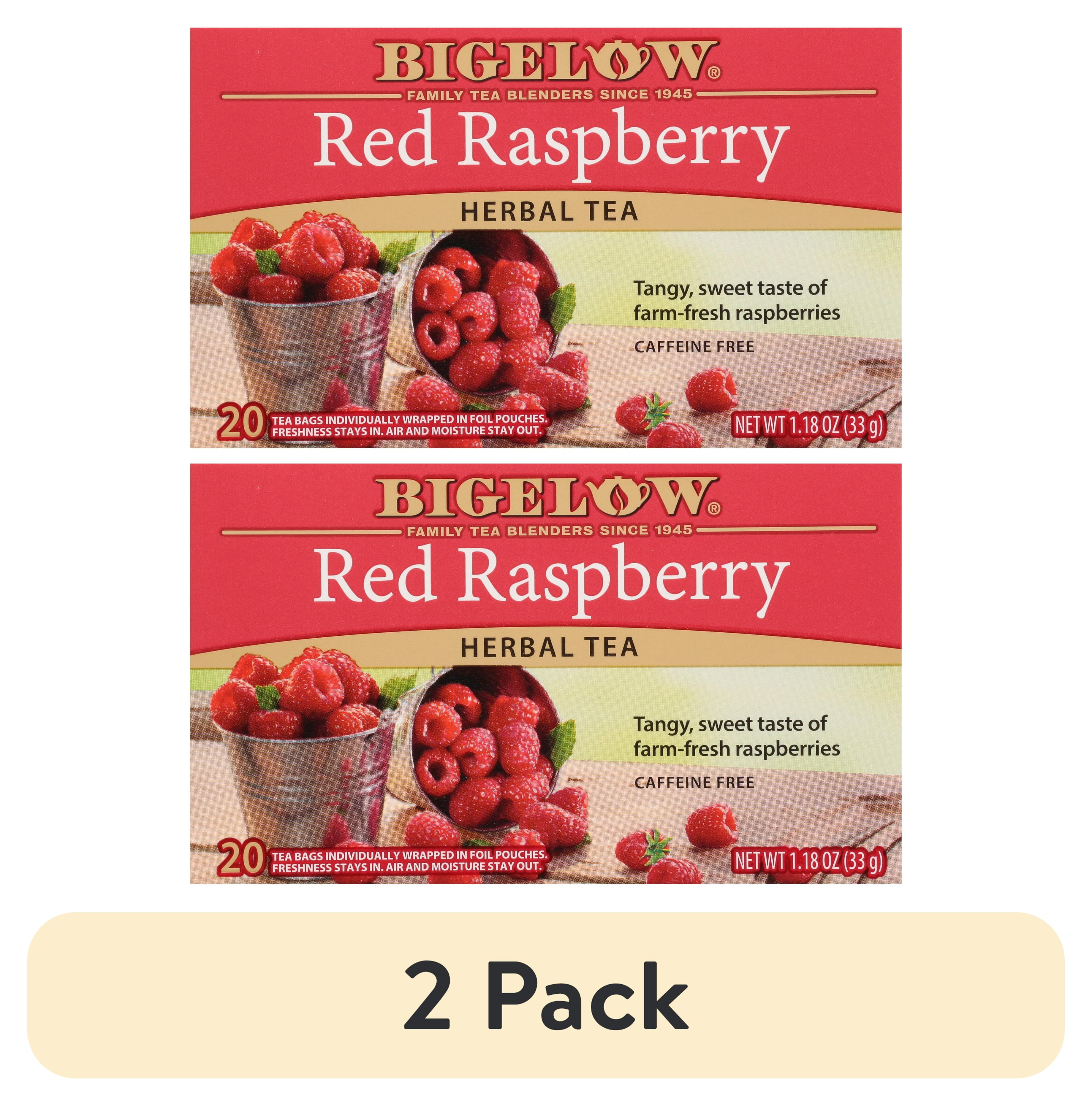(2 pack) BIGELOW TEA, TEA,RED RASPBERRY 20 BAG - Walmart.com