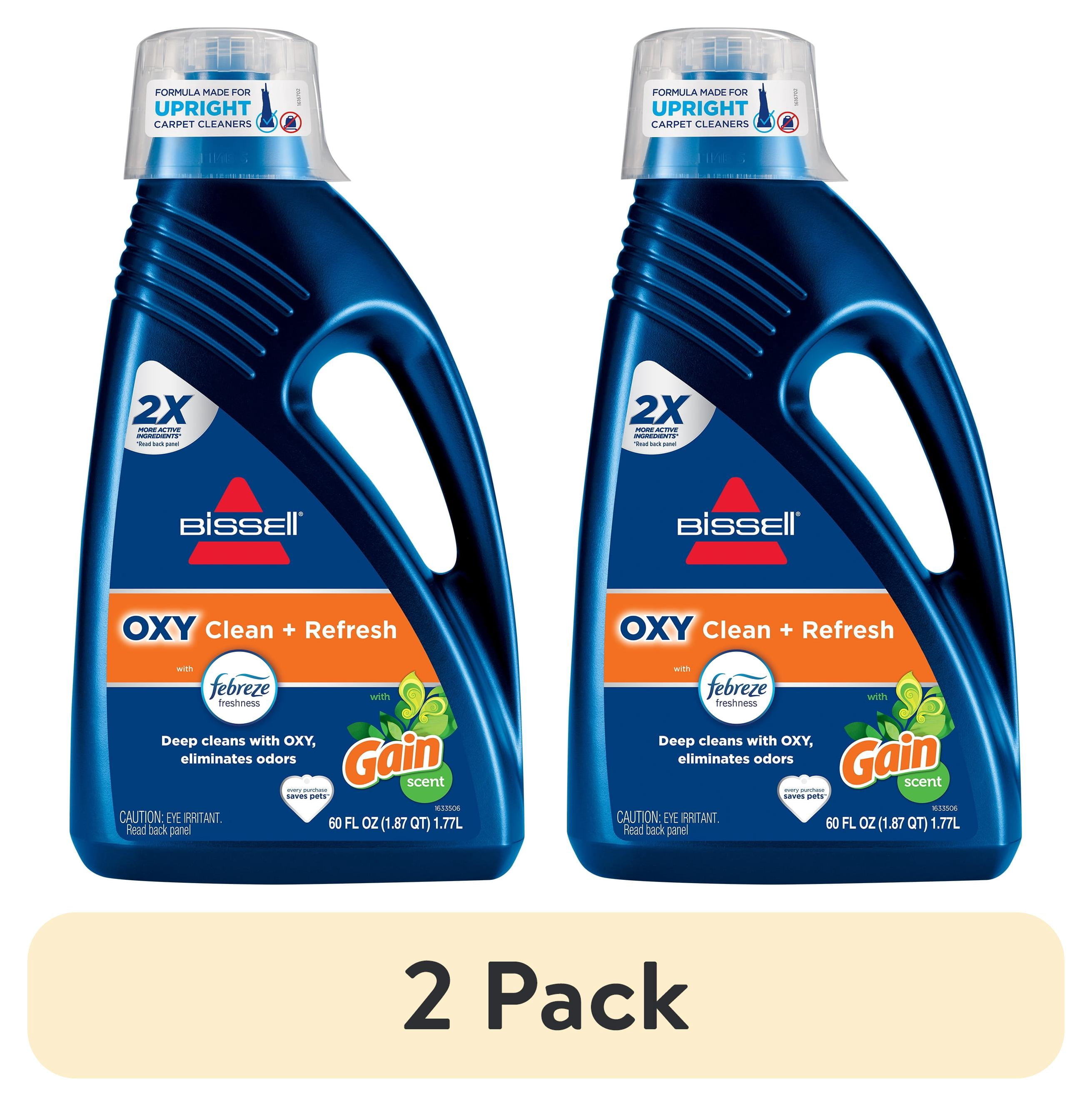 (2 pack) BISSELL Carpet & Rug Cleaner, Gain Scent, 60 fl oz, 1462W ...