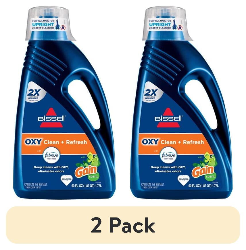 (2 pack) BISSELL Carpet & Rug Cleaner, Gain Scent, 60 fl oz, 1462W ...